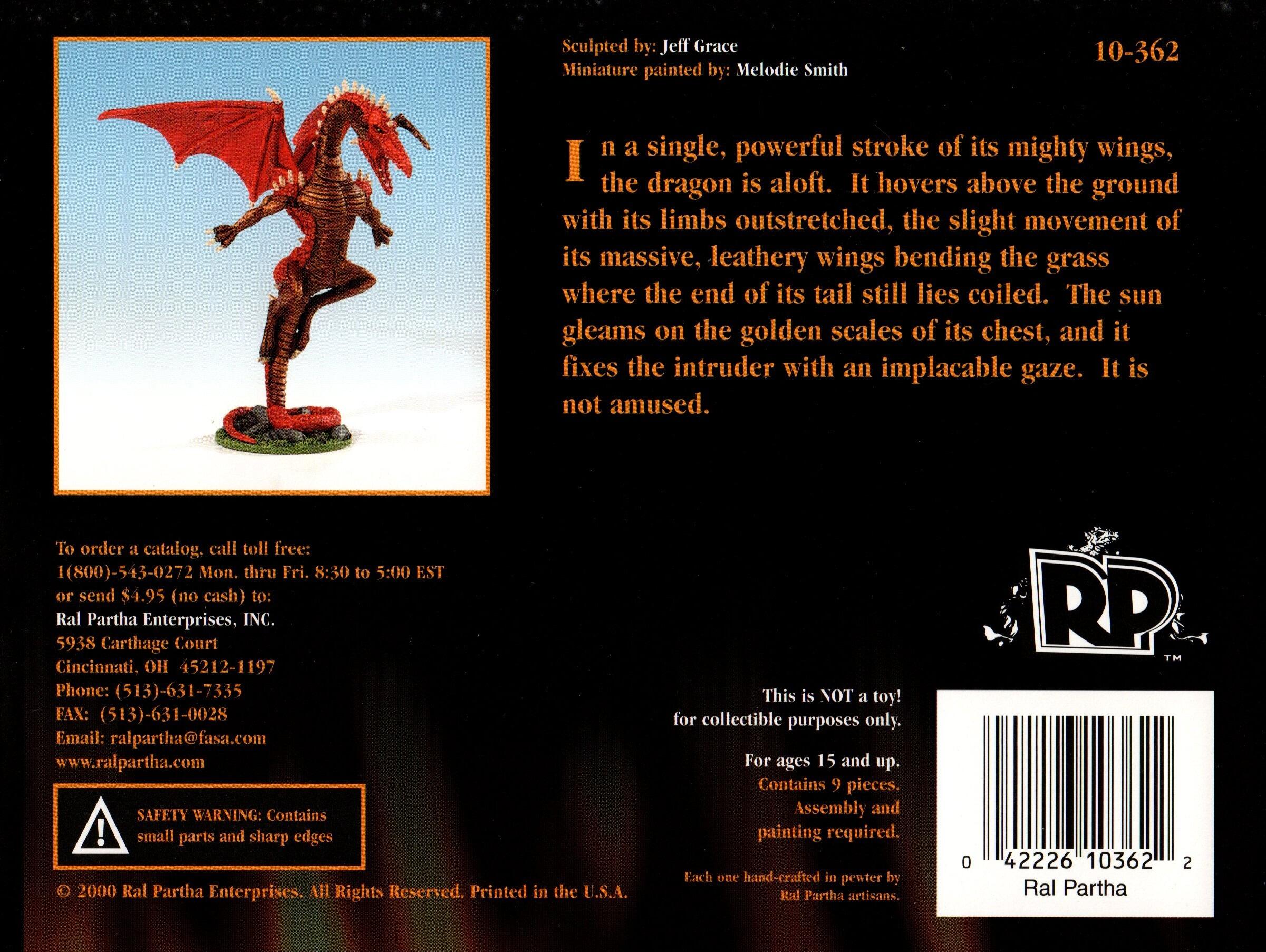 10-362 Dragon of Flight by Ral Partha Box Set