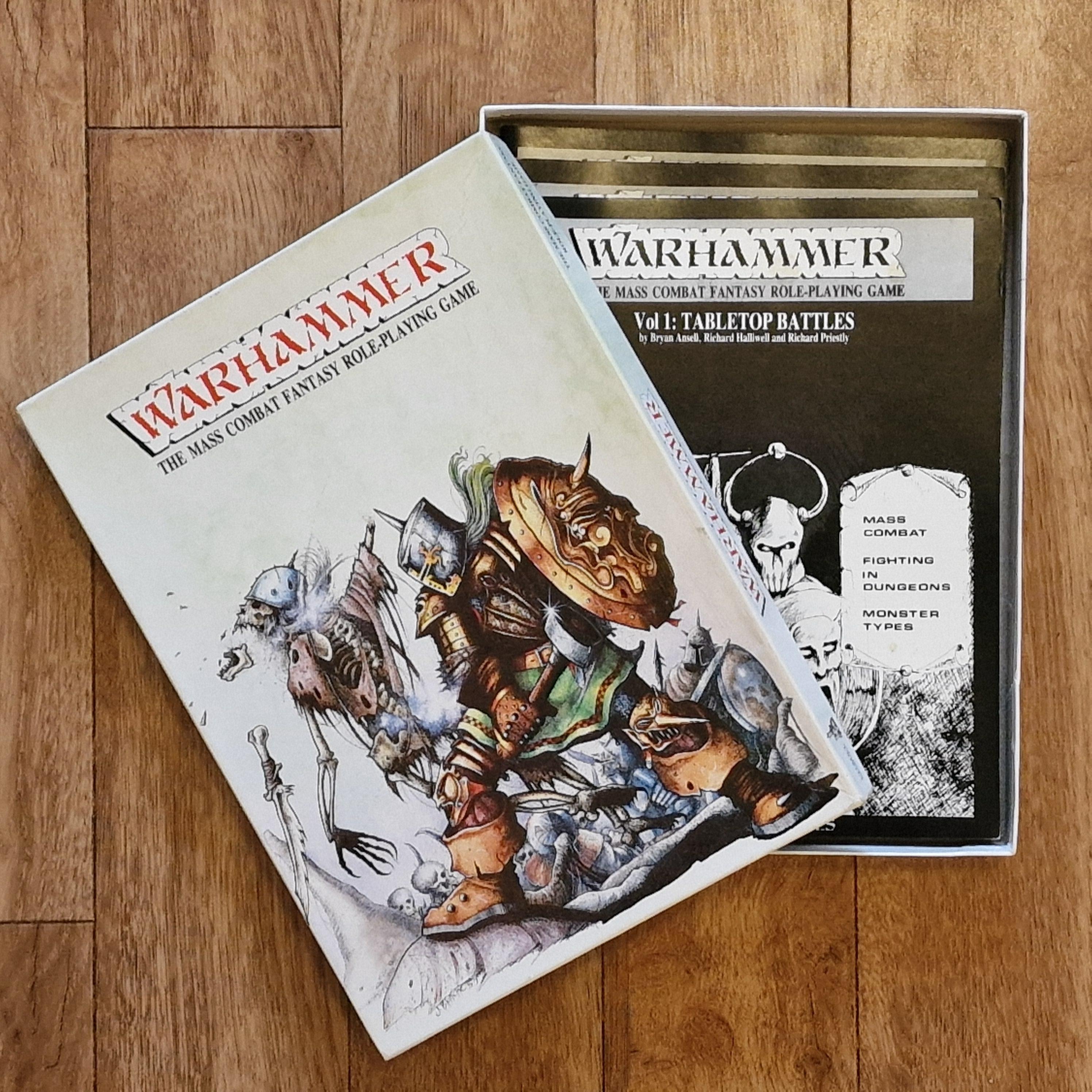 Warhammer 1st Edition Mass Fantasy Battle Rules Box set