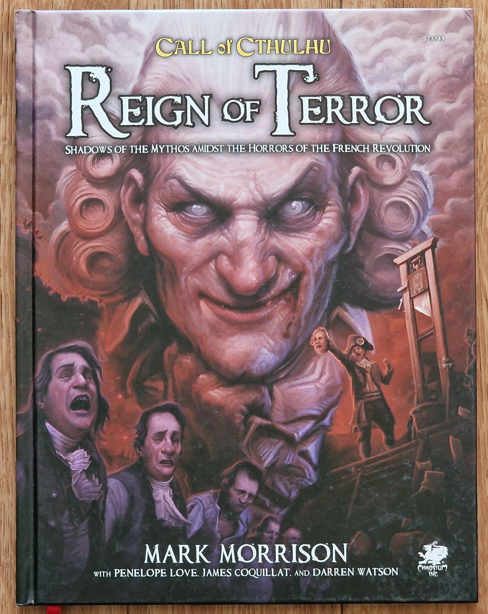 Reign of Terror Cthulhu for Call Of Cthulhu 7th ed RPG by Chaosium