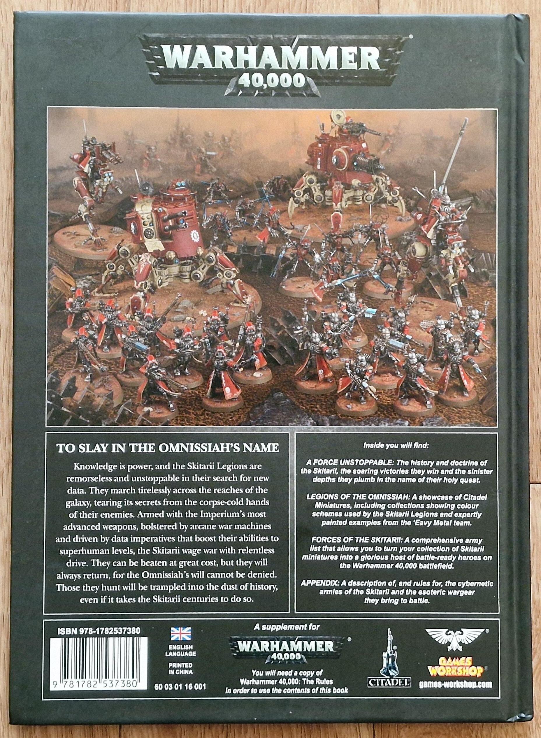 Warhammer 40000 Codex Adeptus Mechanicus Skitarii 7th Edition