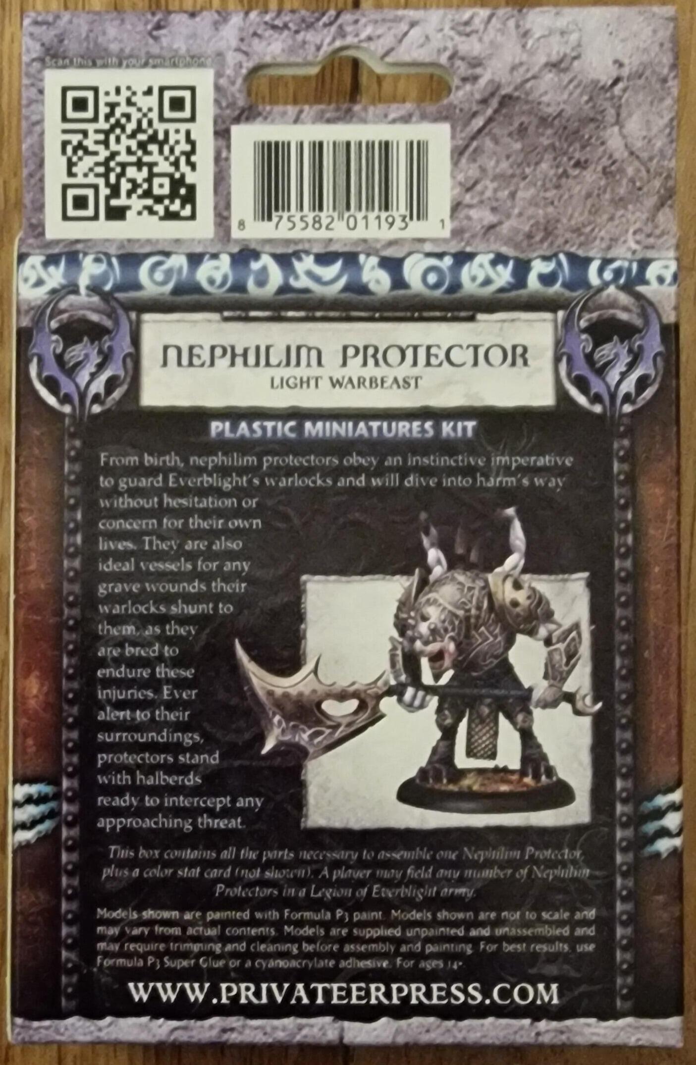 Hordes Miniature Legion of Everblight Nephilim Protector by Privateer Press