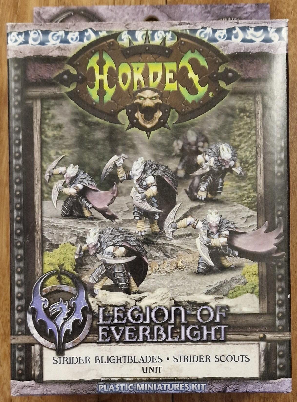 Hordes Miniature Legion of Everblight Strider Blightblades or Strider ...