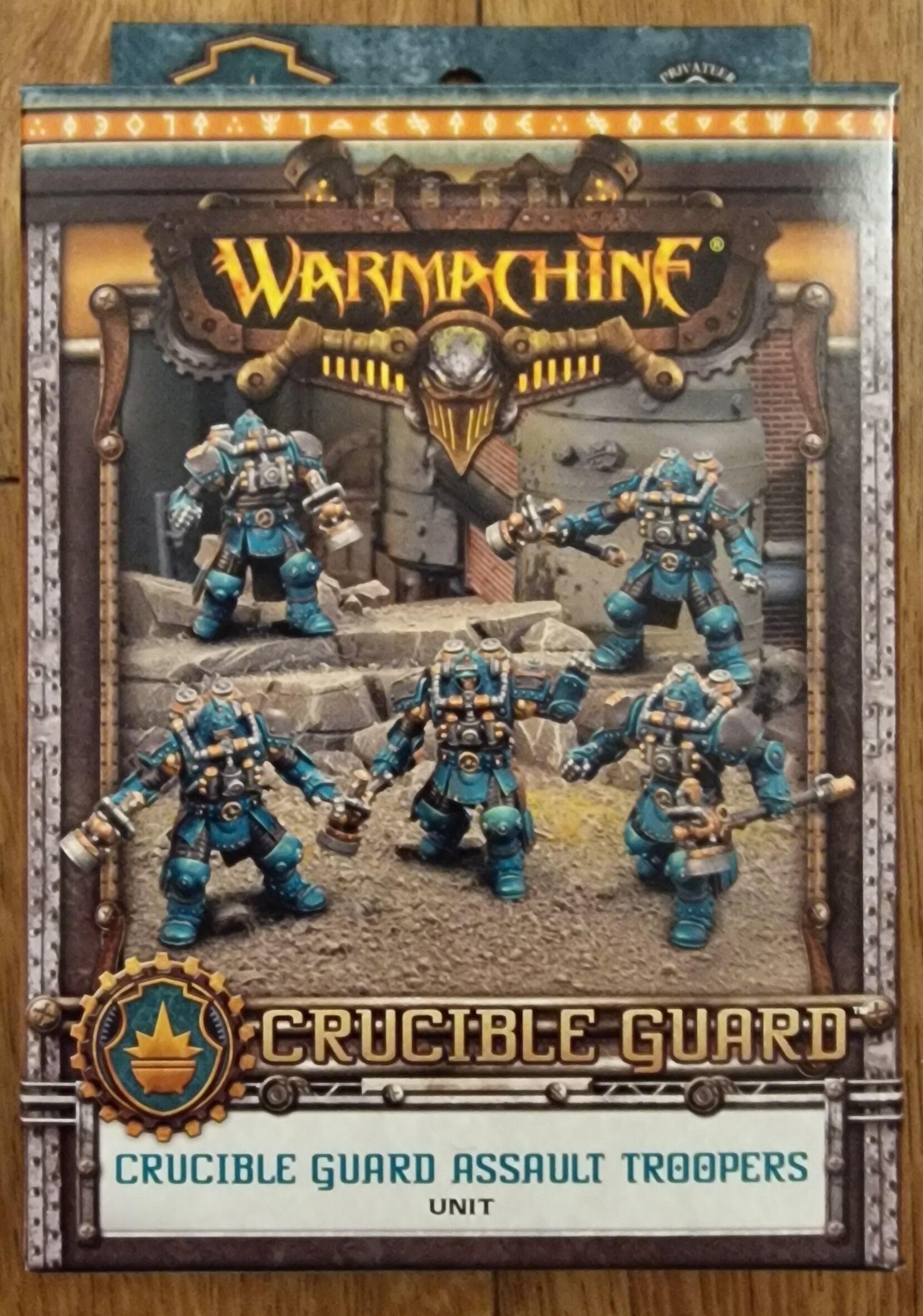 Warmachine Miniature Crucible Guard Assault Troopers by Privateer Press