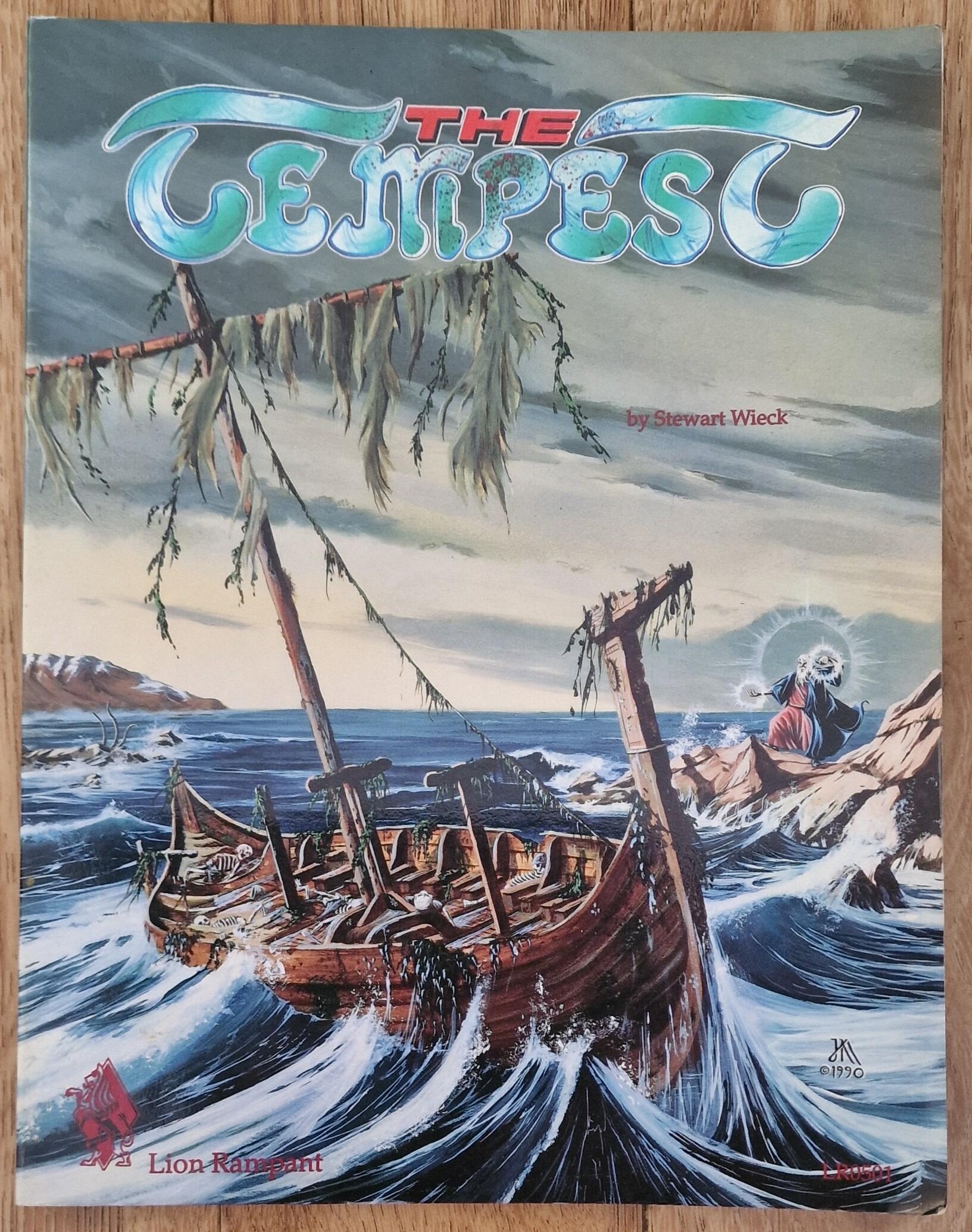 The Tempest a Scenario for Ars Magica 2nd edition by Lion Rampant 18 05