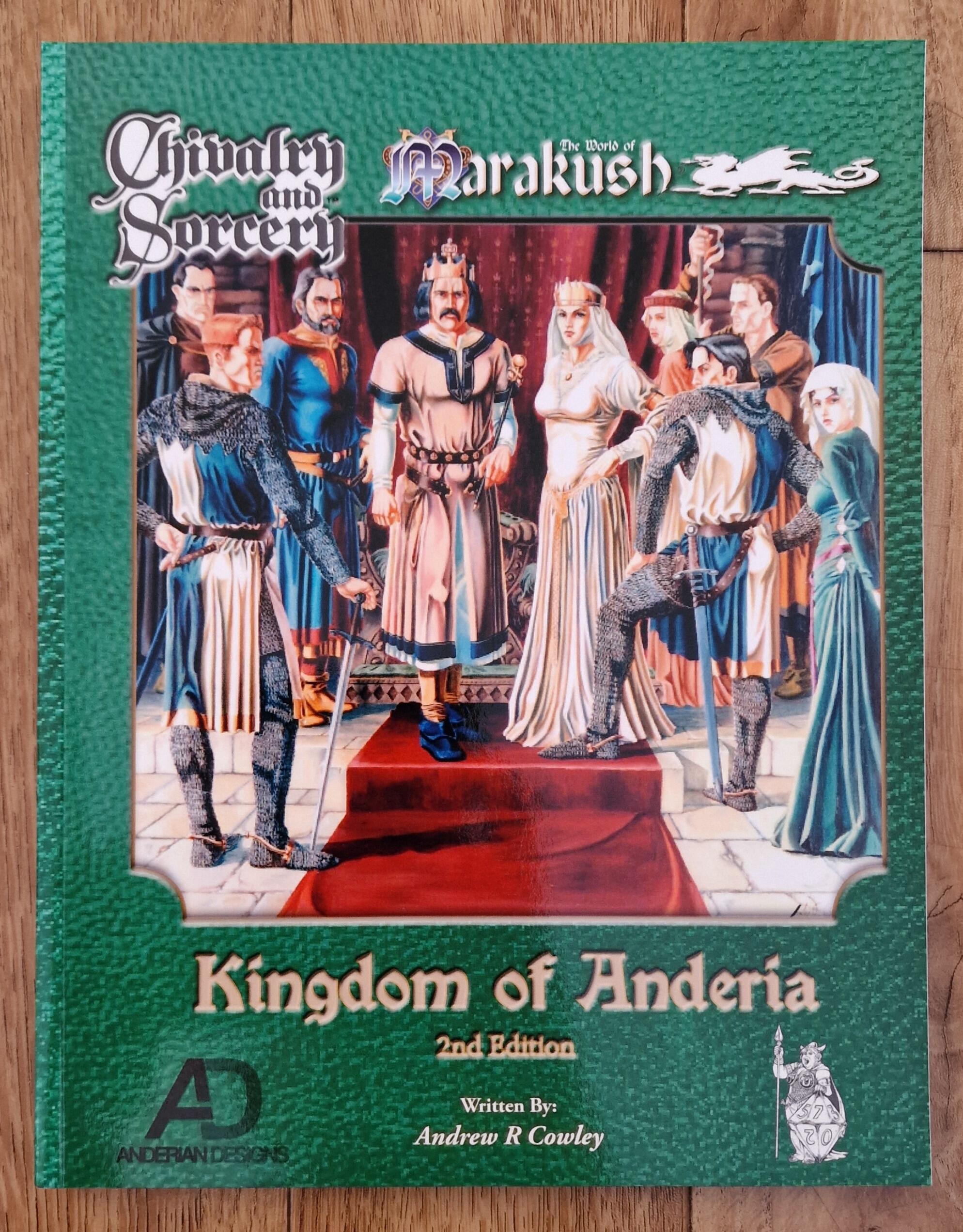 Kingdom of Anderia The World of Marakush for Chivalry & Sorcery by Anderian Designs