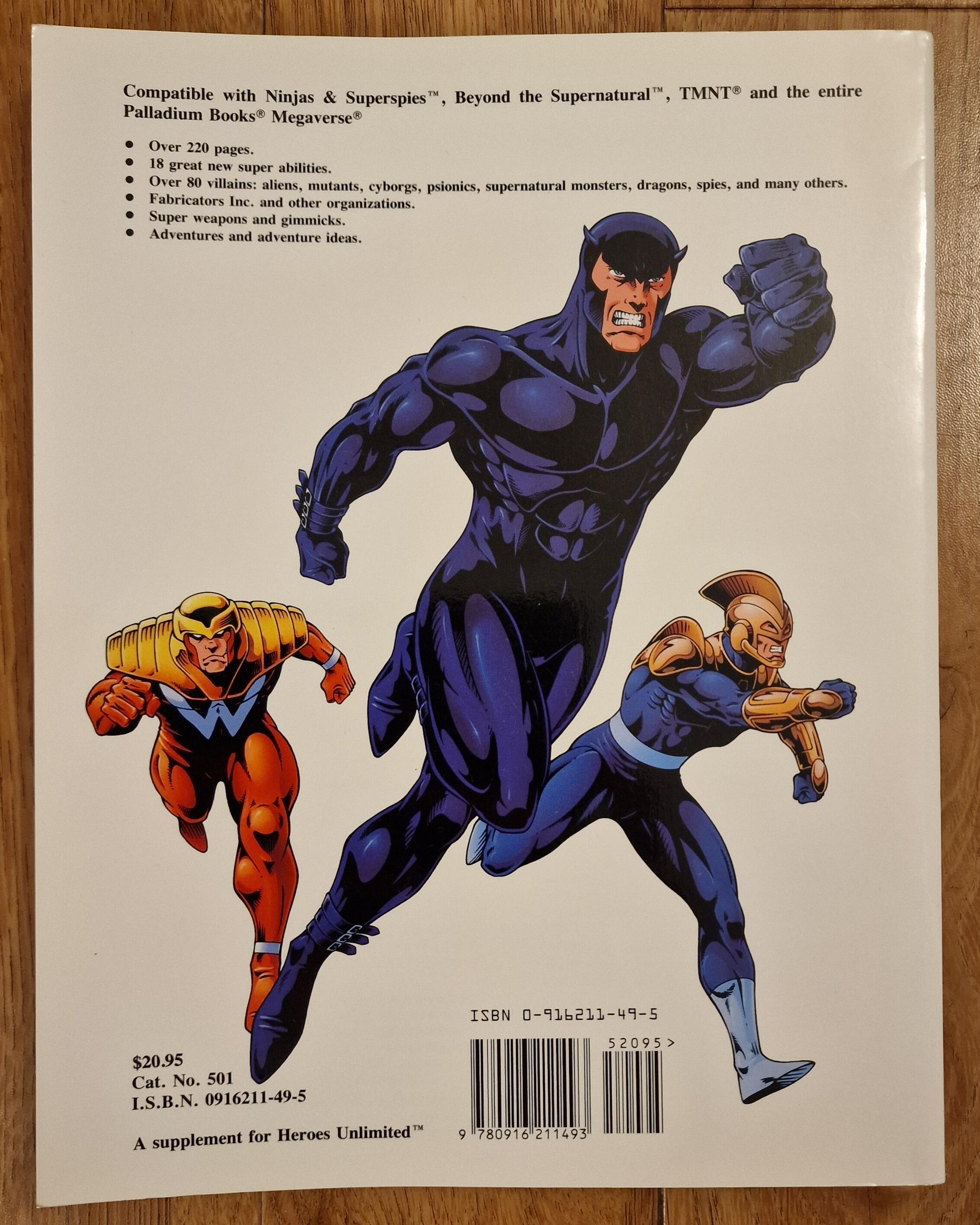 Villains Unlimited Rulebook by Palladium Books