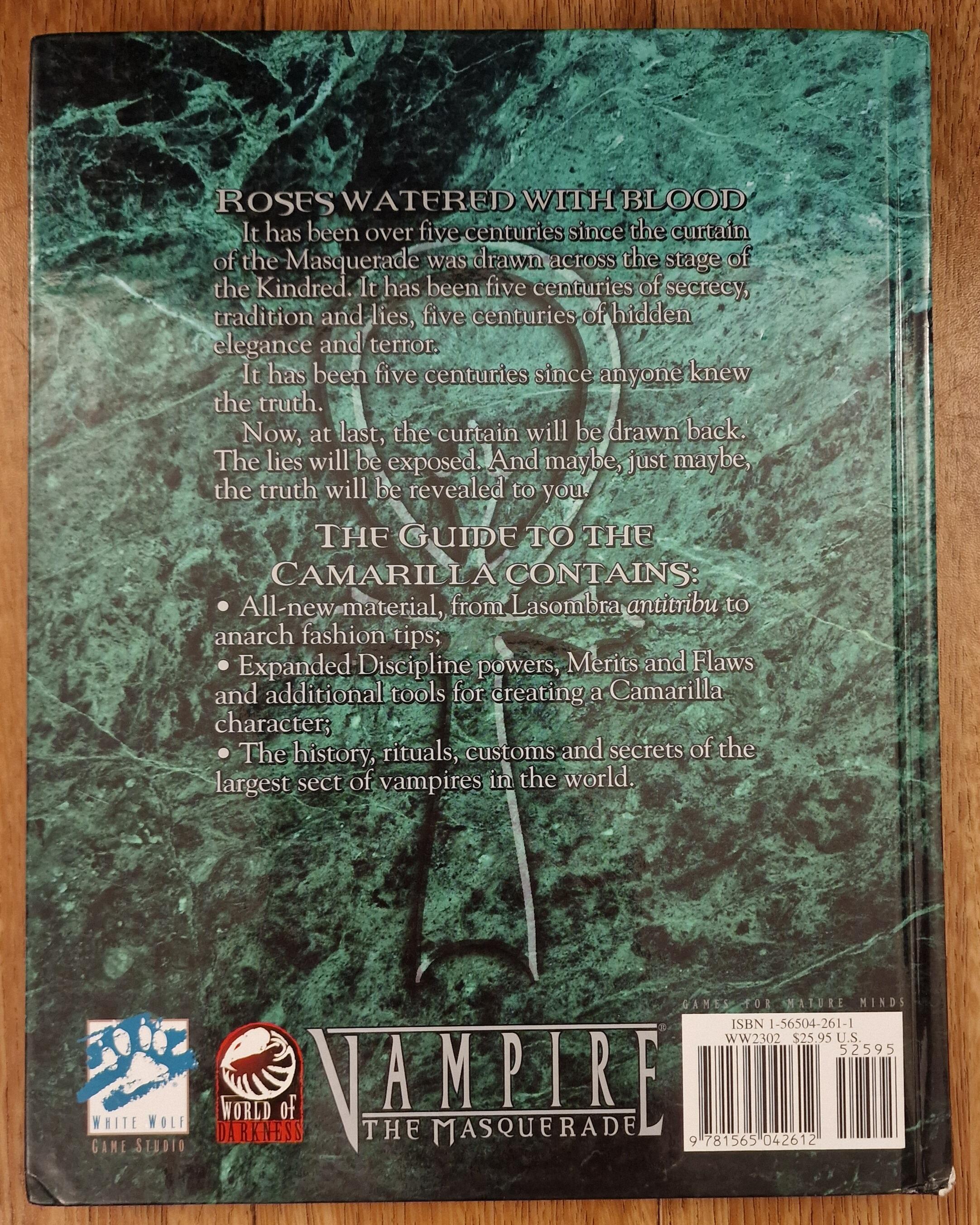 Guide to the Camarilla a sourcebook for Vampire the Masquerade by White ...