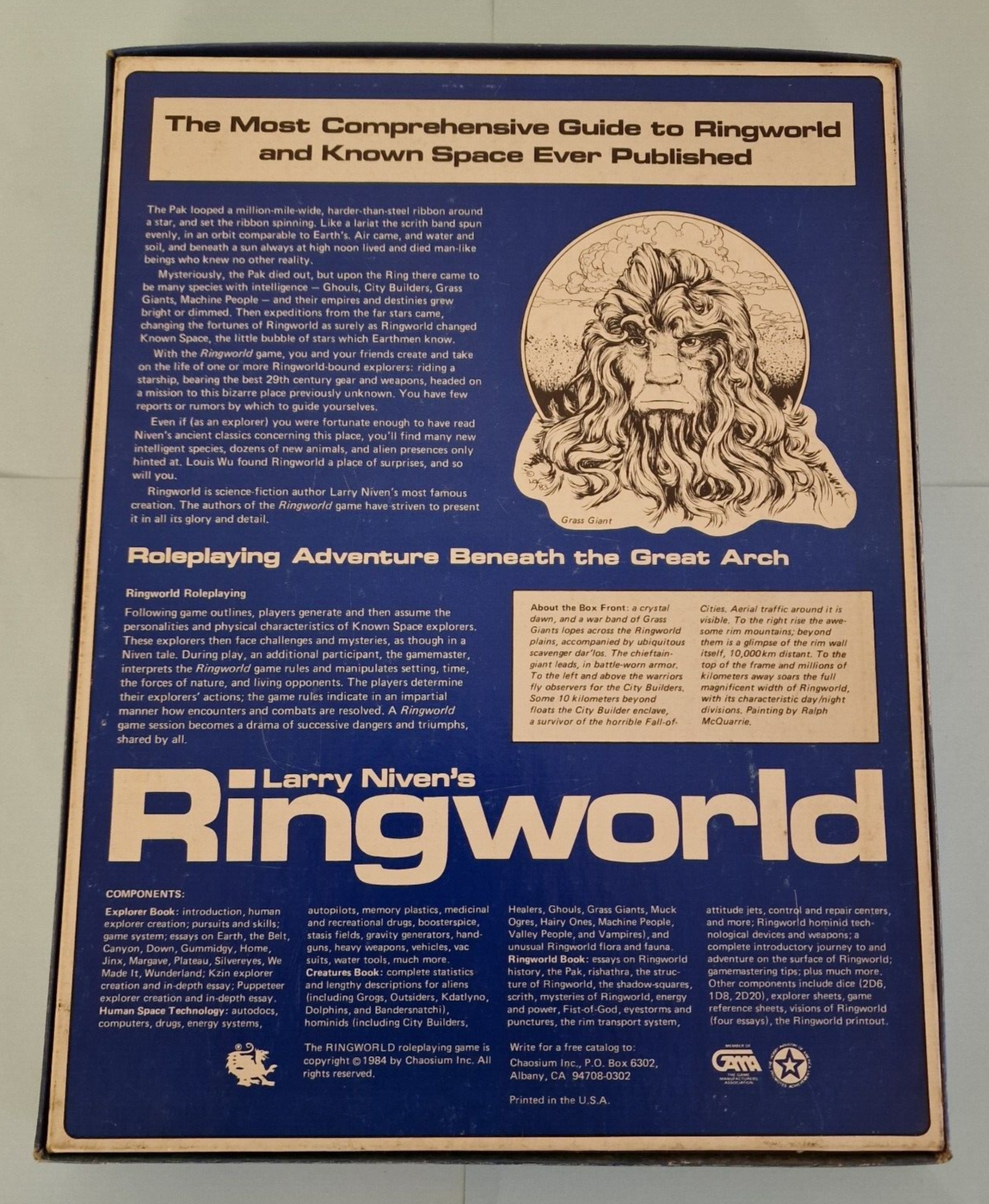Ringworld RPG Box set by Chaosium