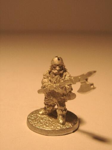 02-033A Dwarf with Poleaxe (1) by Ral Partha