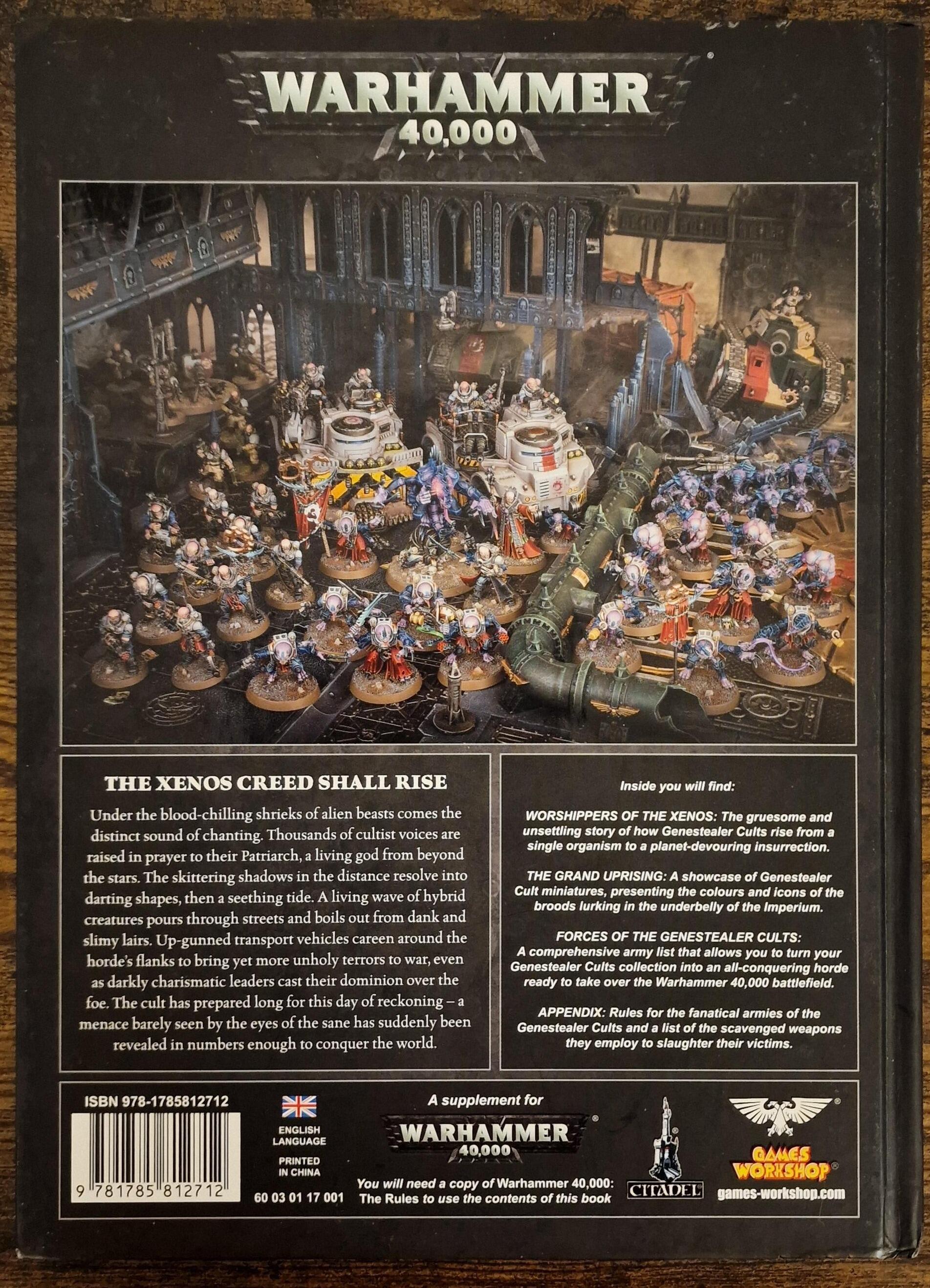 Warhammer 40000 Codex Supplement Genestealer Cults 7th Edition