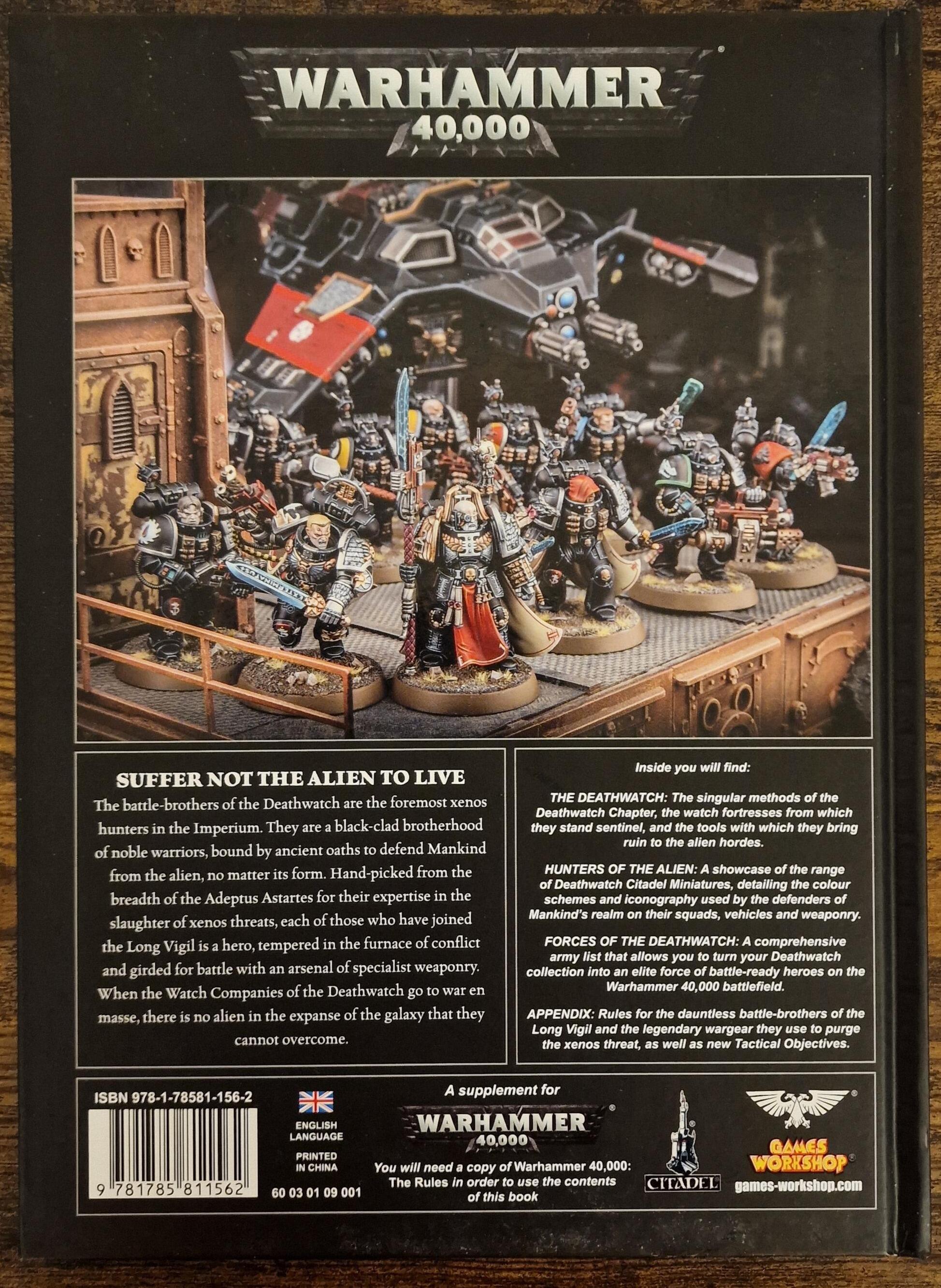 Warhammer 40000 Codex Adeptus Astartes Deathwatch 7th Edition