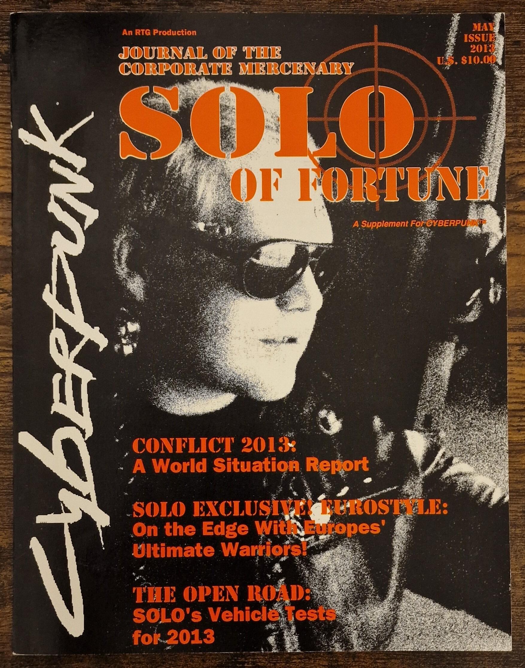 Solo of Fortune for Cyberpunk RPG by R Talsorian Games INC