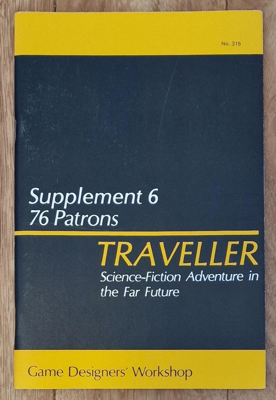 Supplement 6 76 Patrons for Classic Traveller by GDW