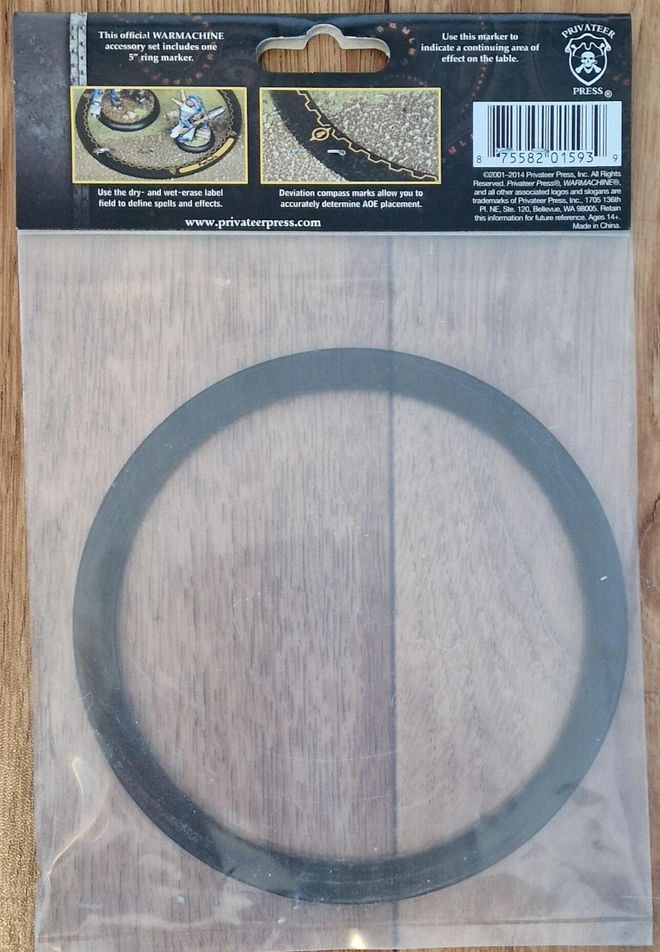 Warmachine 5 inch Area of Effect Ring Marker by Privateer Press