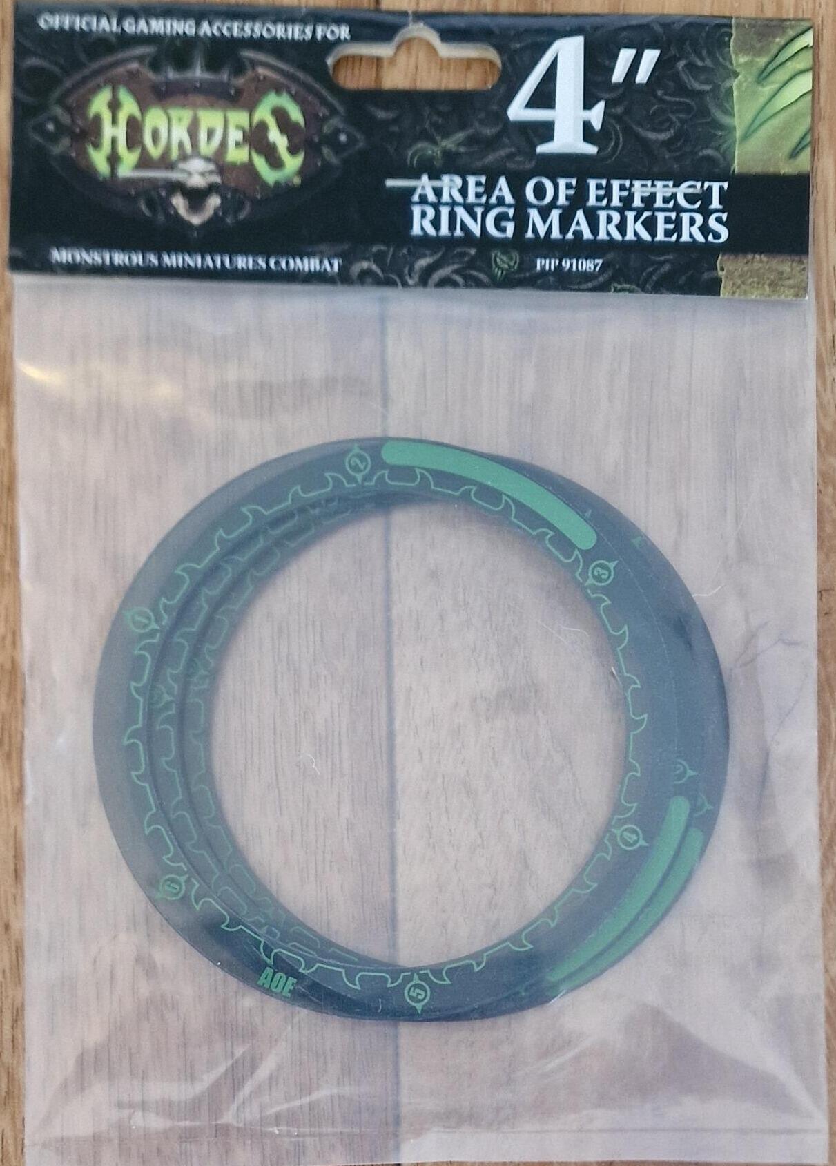Hordes 4 inch Area of Effect Ring Markers Pack of 3 by Privateer Press