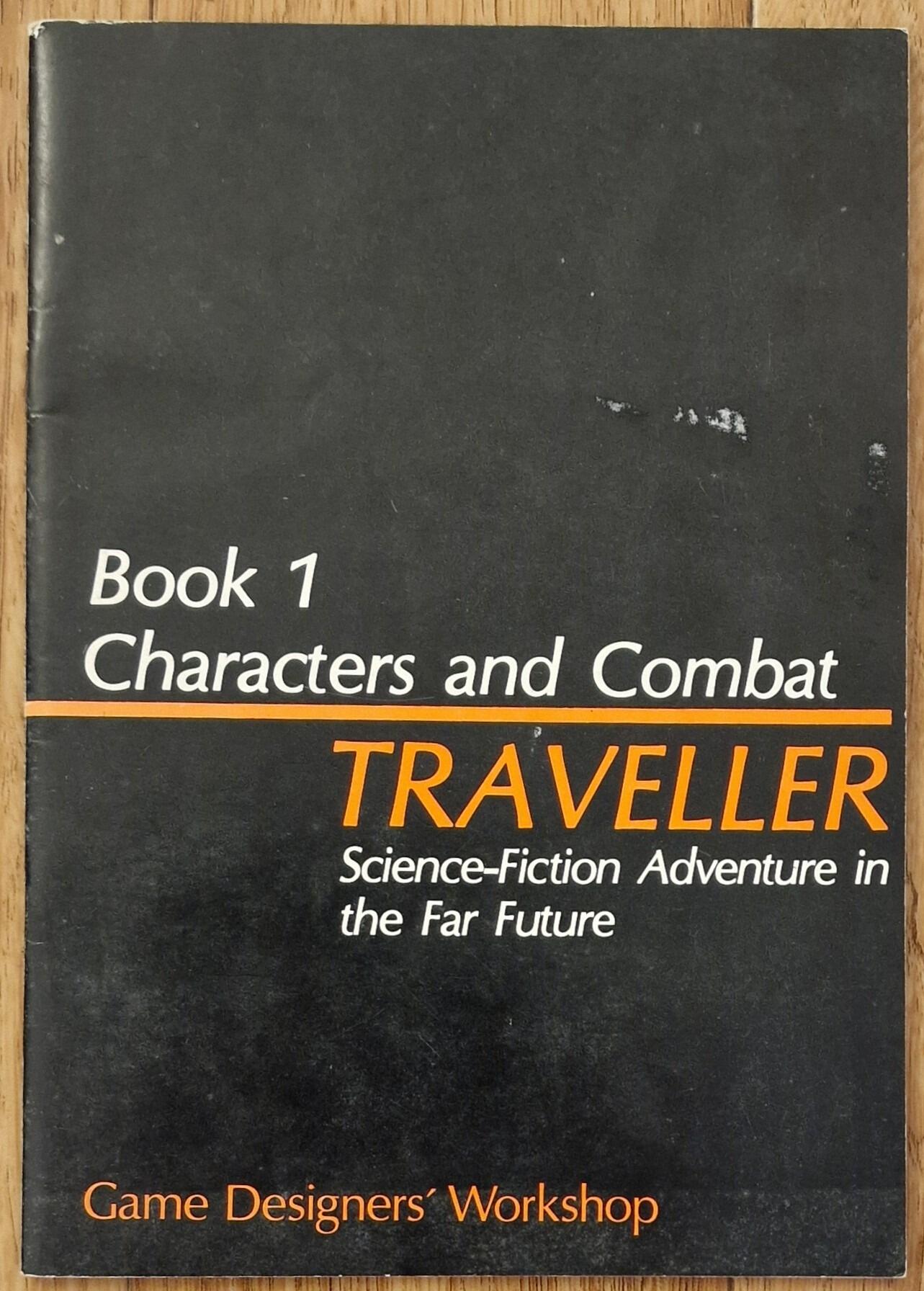 Book 1 Characters and Combat Traveller Games Workshop 1977 printing