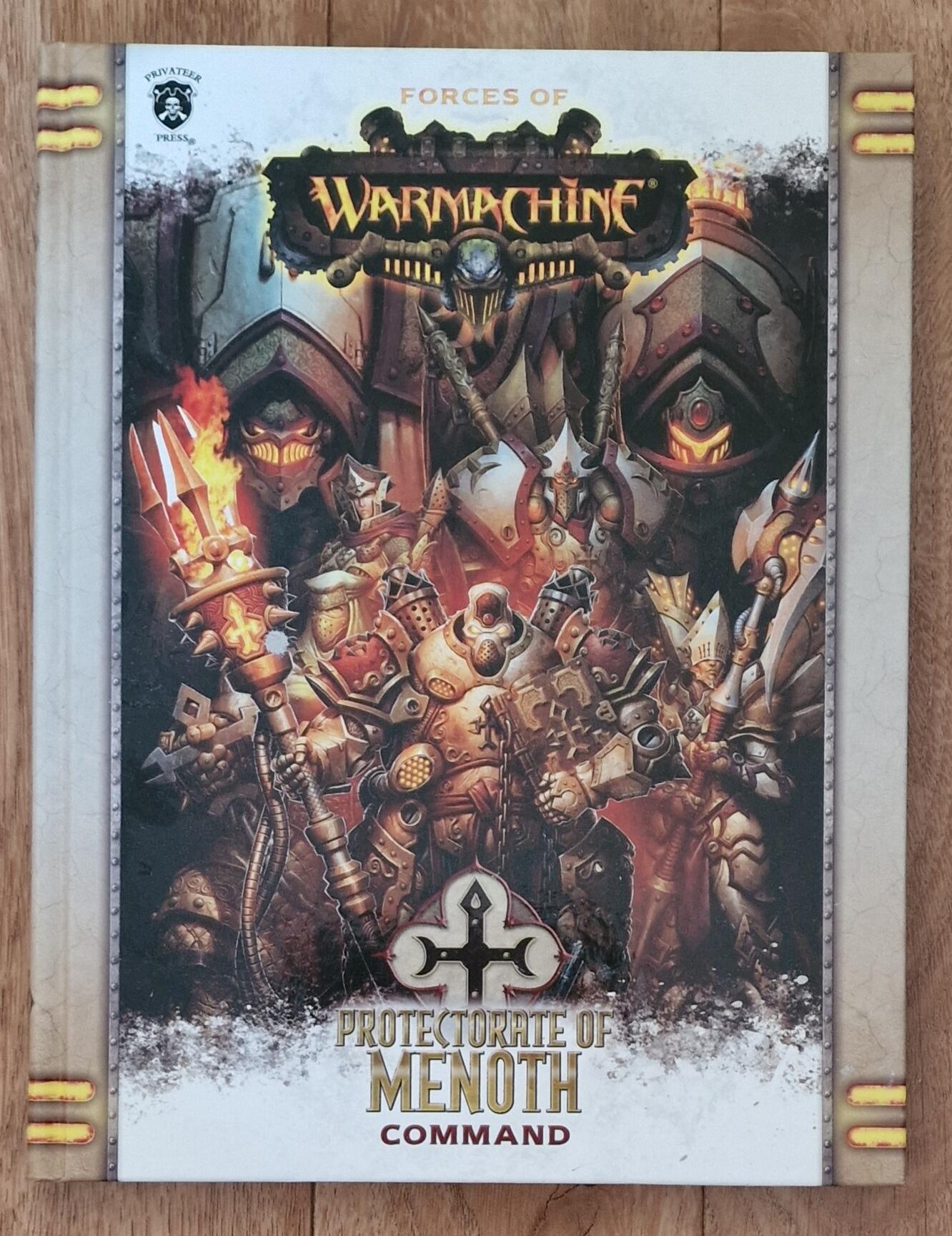 Forces of Warmachine Protectorate of Menoth Command Hardback Supplement ...