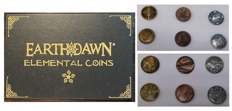 Earthdawn Elemental Coin Set by FASA