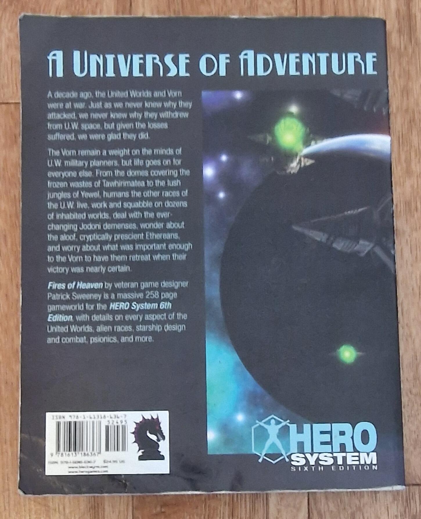 The Fires of Heaven A Space Opera Setting for Hero System 6th by Hero Games