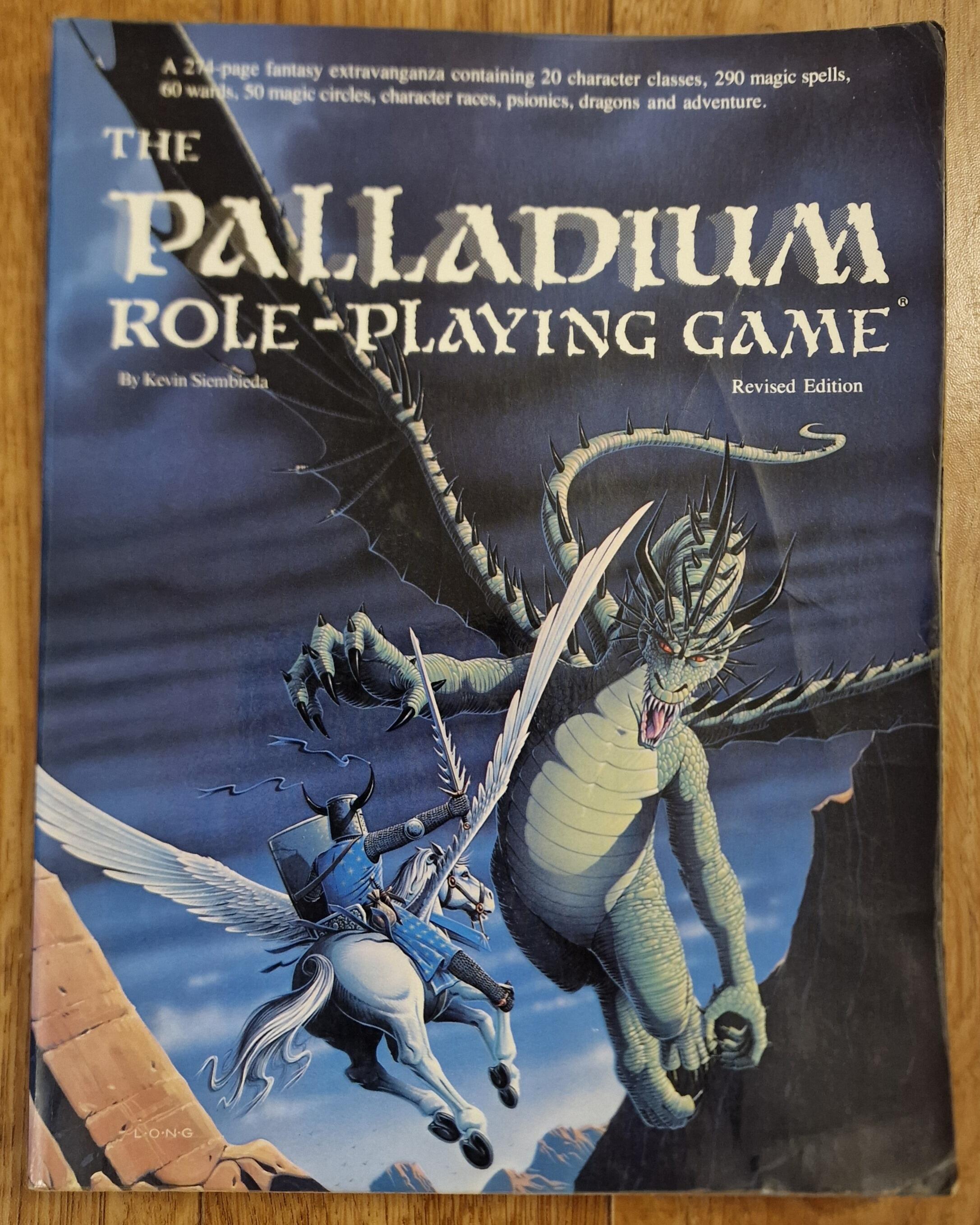 Rulebook Revised Edition 2nd cover 7th printing for Palladium Fantasy ...