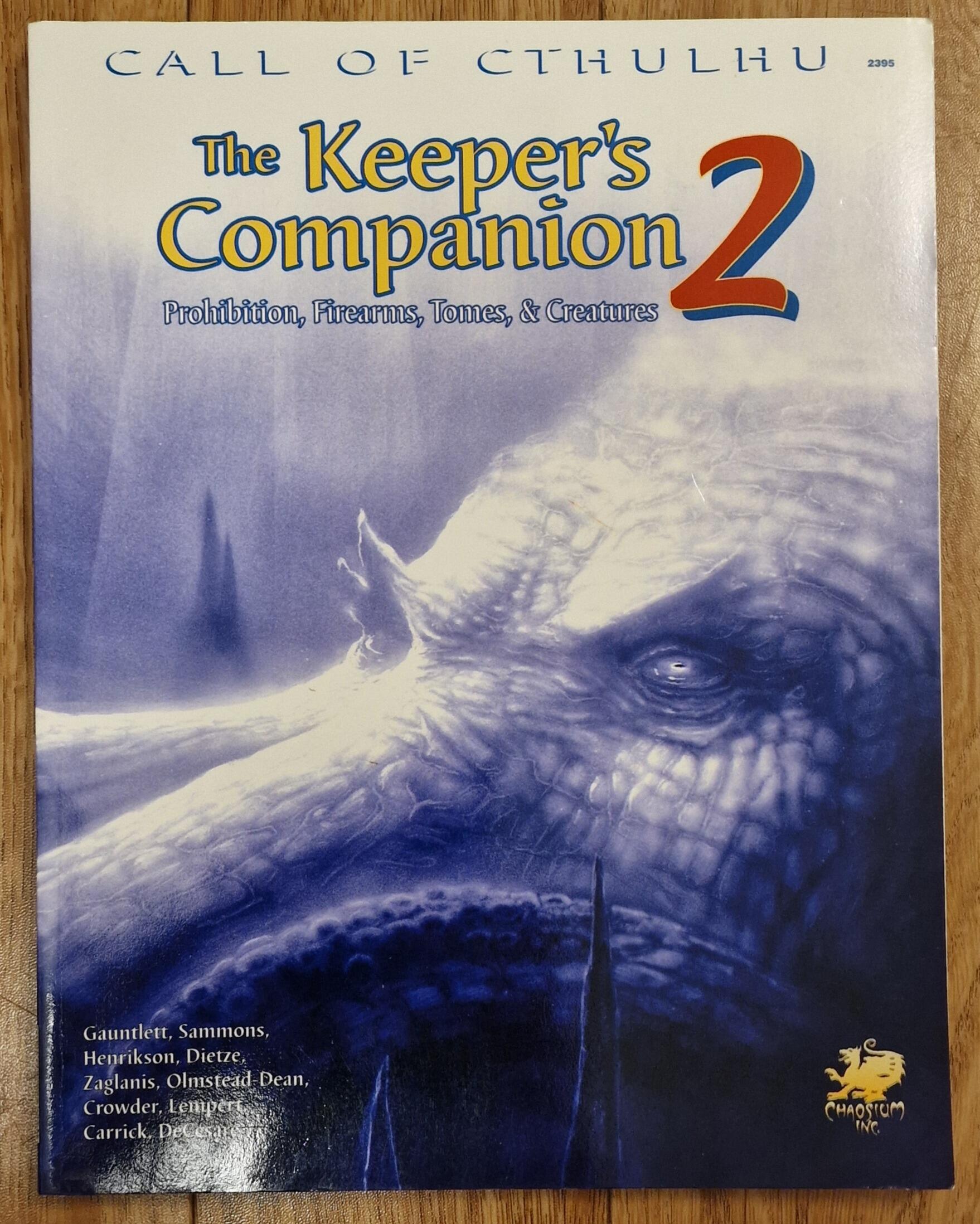 The Keeper's Companion 2 for Call Of Cthulhu RPG by Chaosium Print on ...