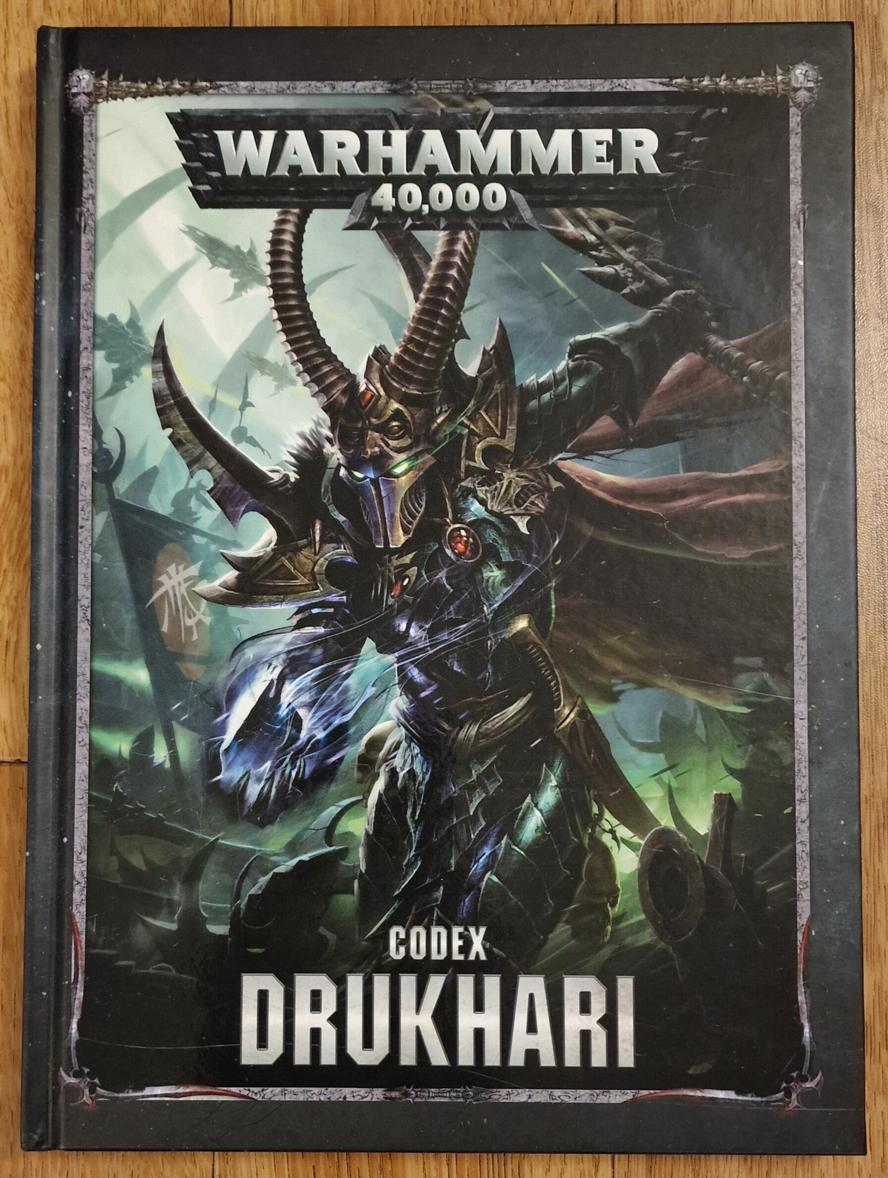 Warhammer 40000 Codex Drukhari 8th Edition