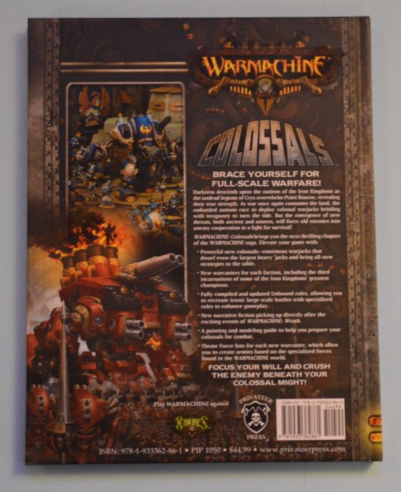 Warmachine Colossals Rule Book