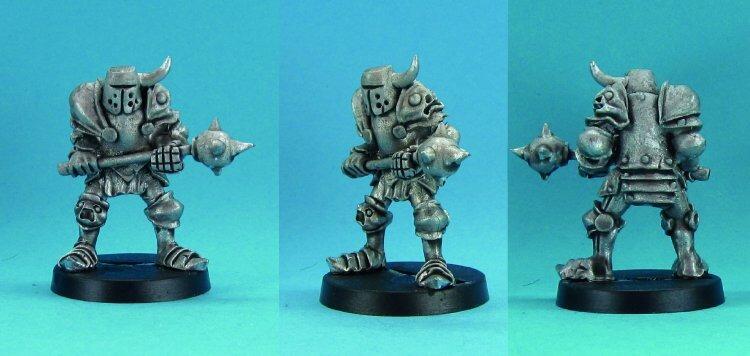 28mm scale Ral Partha miniatures of unfortunate knights that have been ...