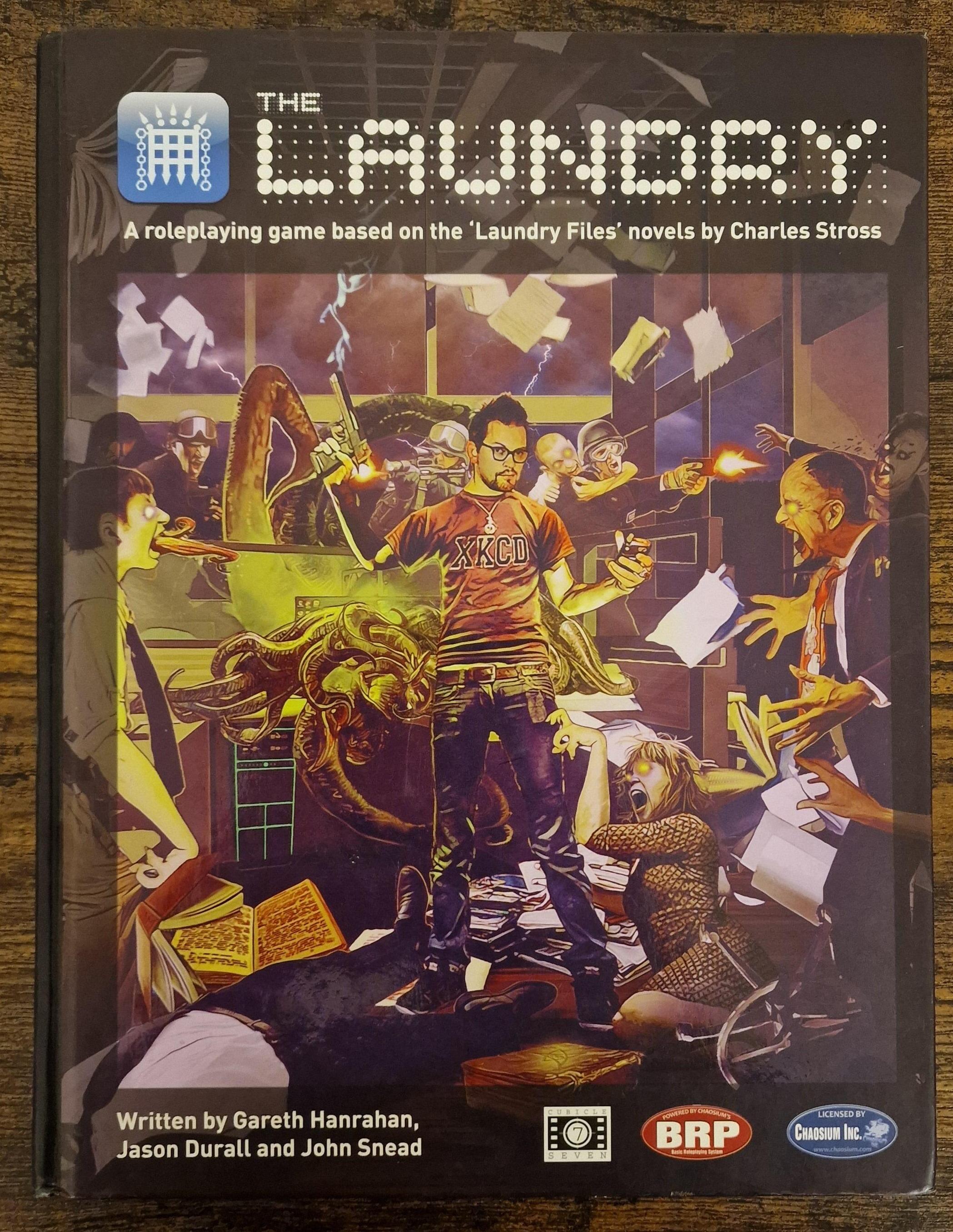 The Laundry RPG Rulebook by Cubicle 7 BRP
