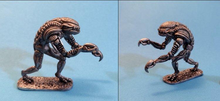 OS3909 Large Xenomorph Alien 40mm tall by Ral Partha