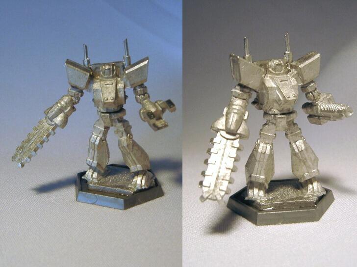 Battletech Dark Ages miniatures produced by Ral Partha. Early Battletech.