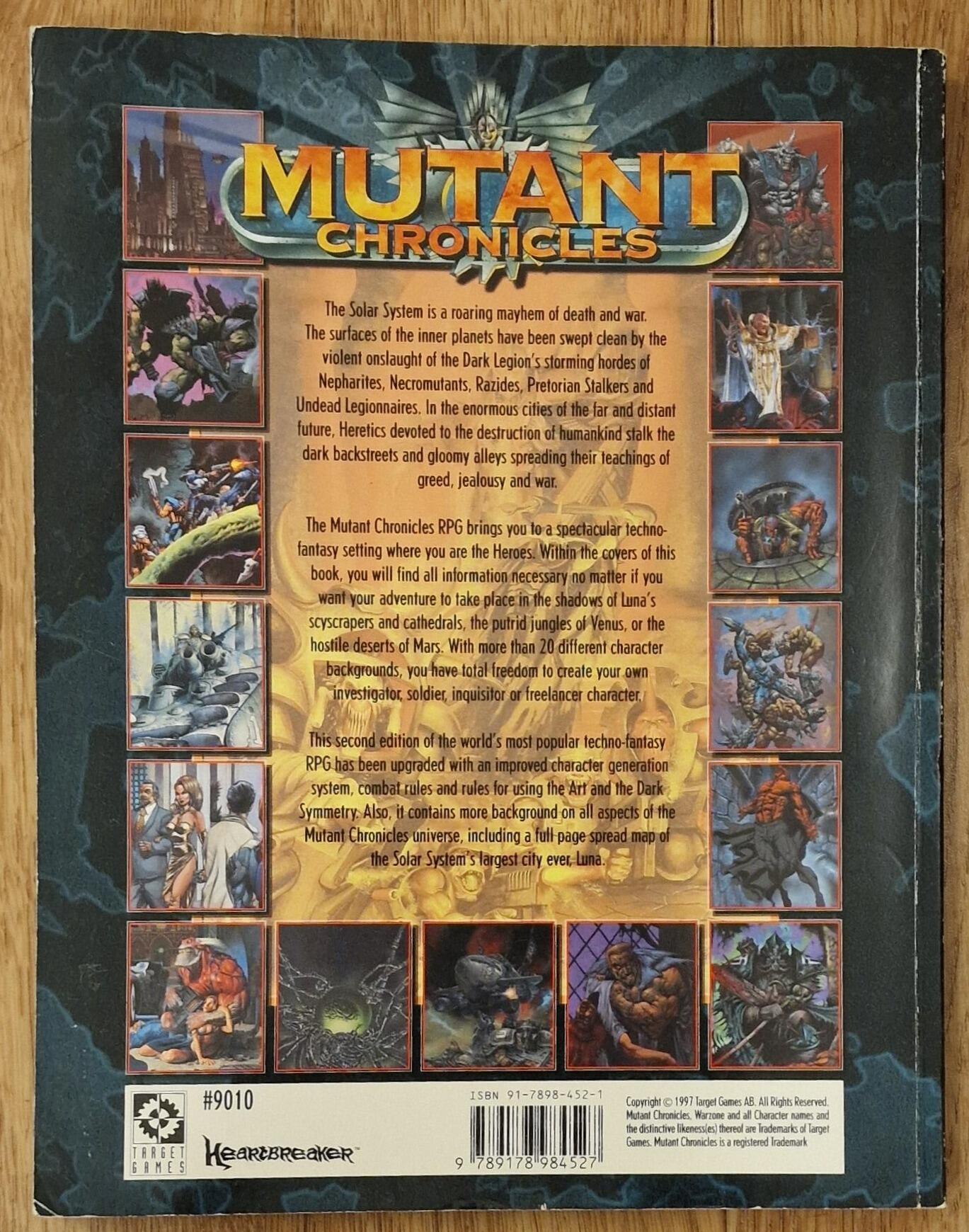 Mutant Chronicles 2nd Edition Core Rulebook by target Games