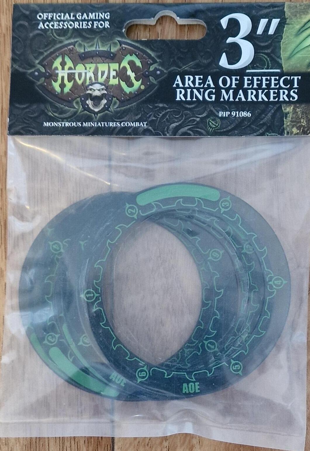 Hordes 3 inch Area of Effect Ring Markers Pack of 5 by Privateer Press