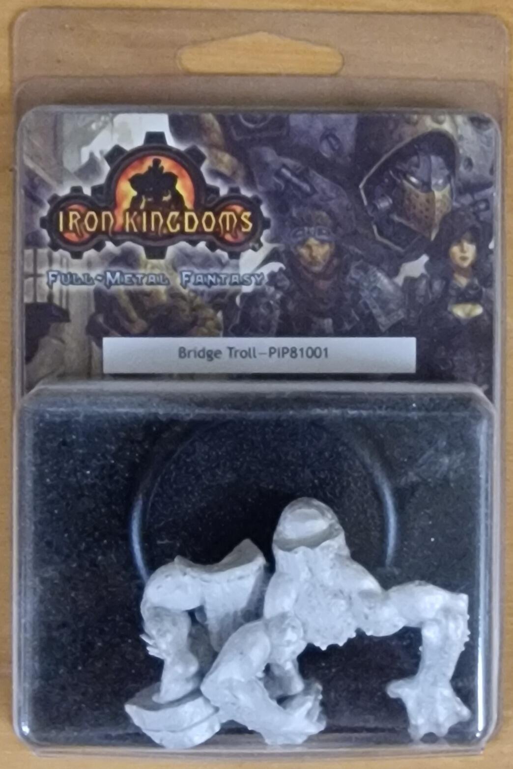 Bridge Troll miniature for Iron Kingdoms by Privateer Press