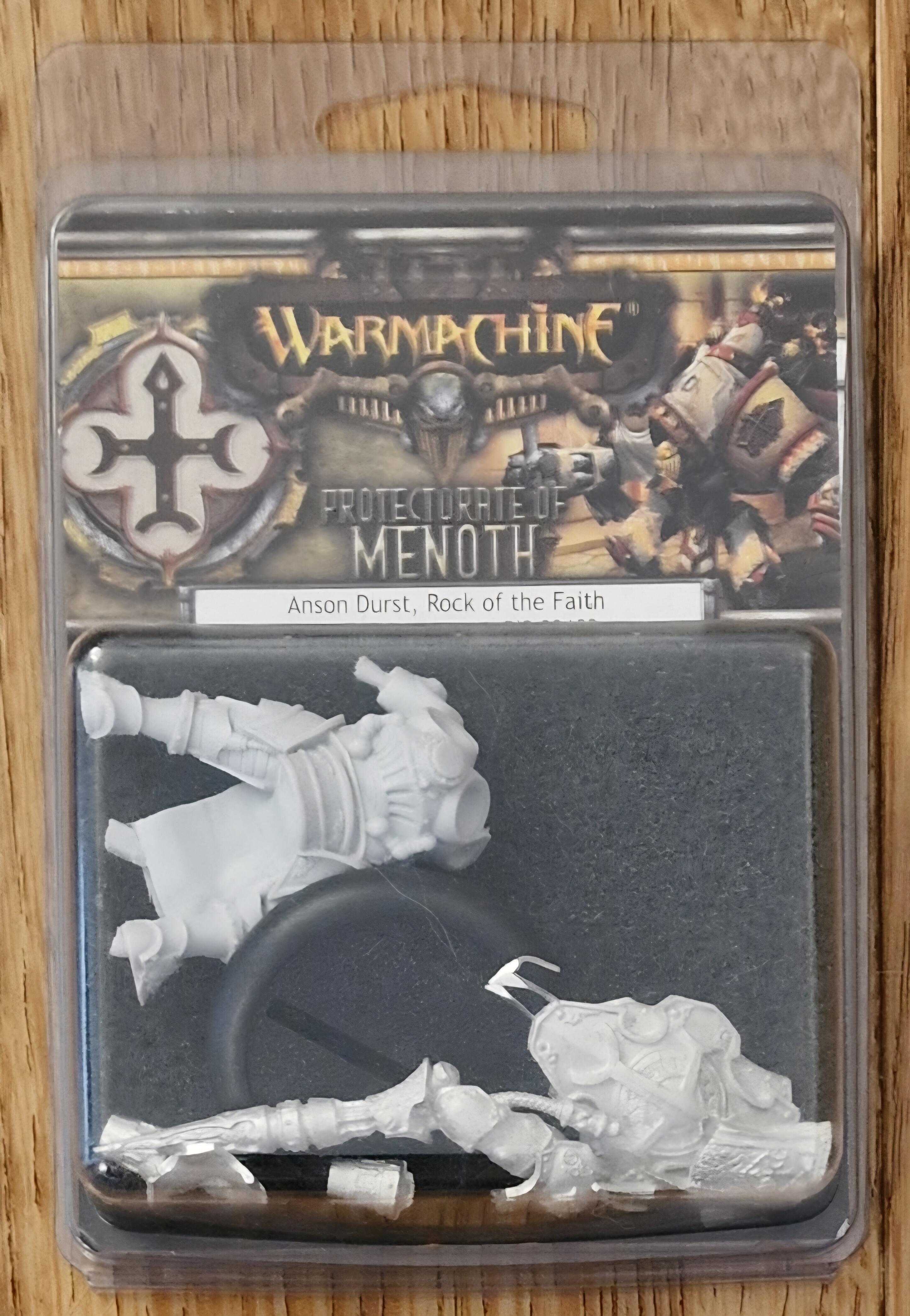 Warmachine Miniature Protectorate of Menoth Anson Durst Rock of the ...