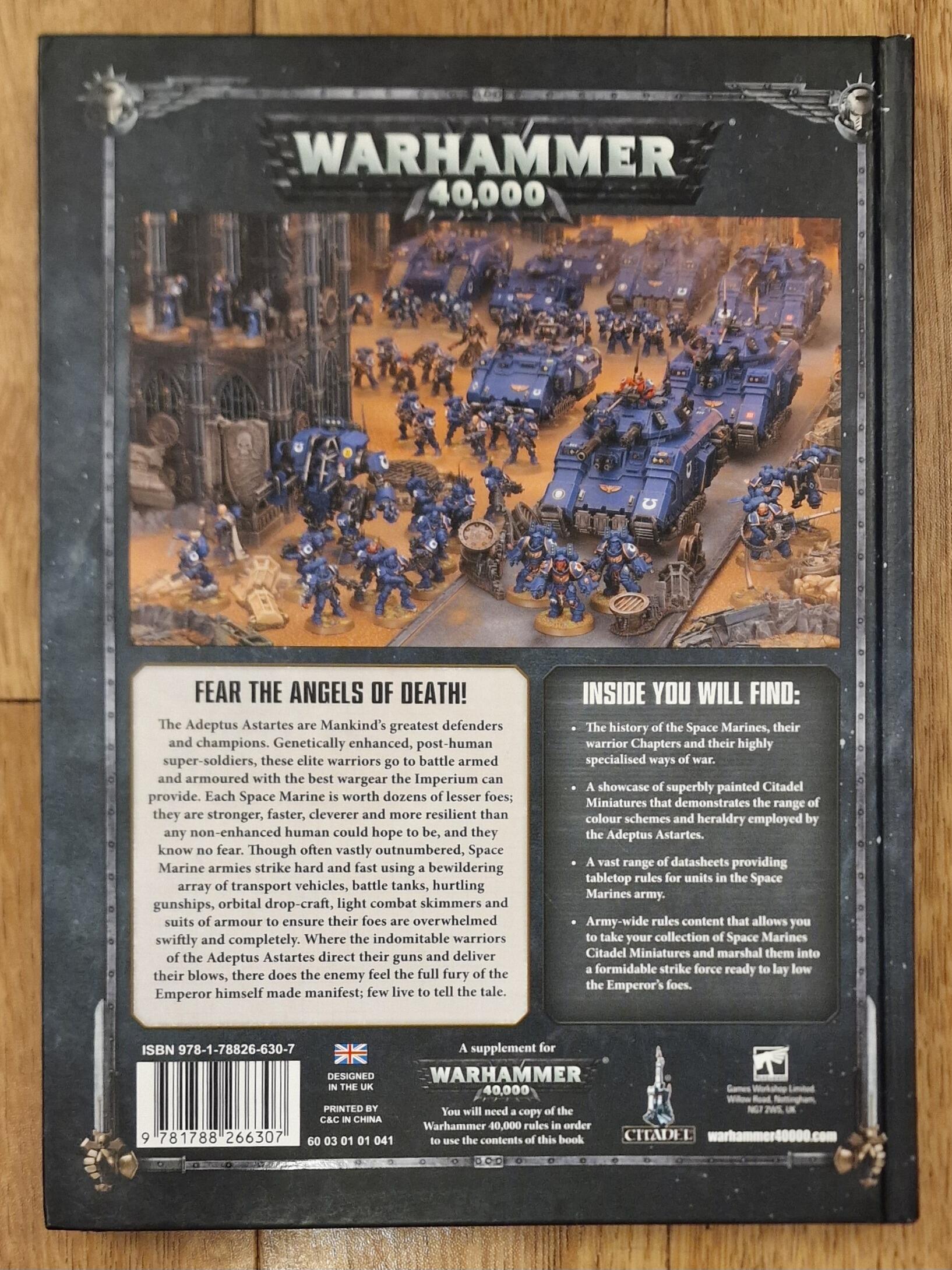 Warhammer 40000 Codex Adeptus Astartes Space Marines 2nd Codex 8th Edition