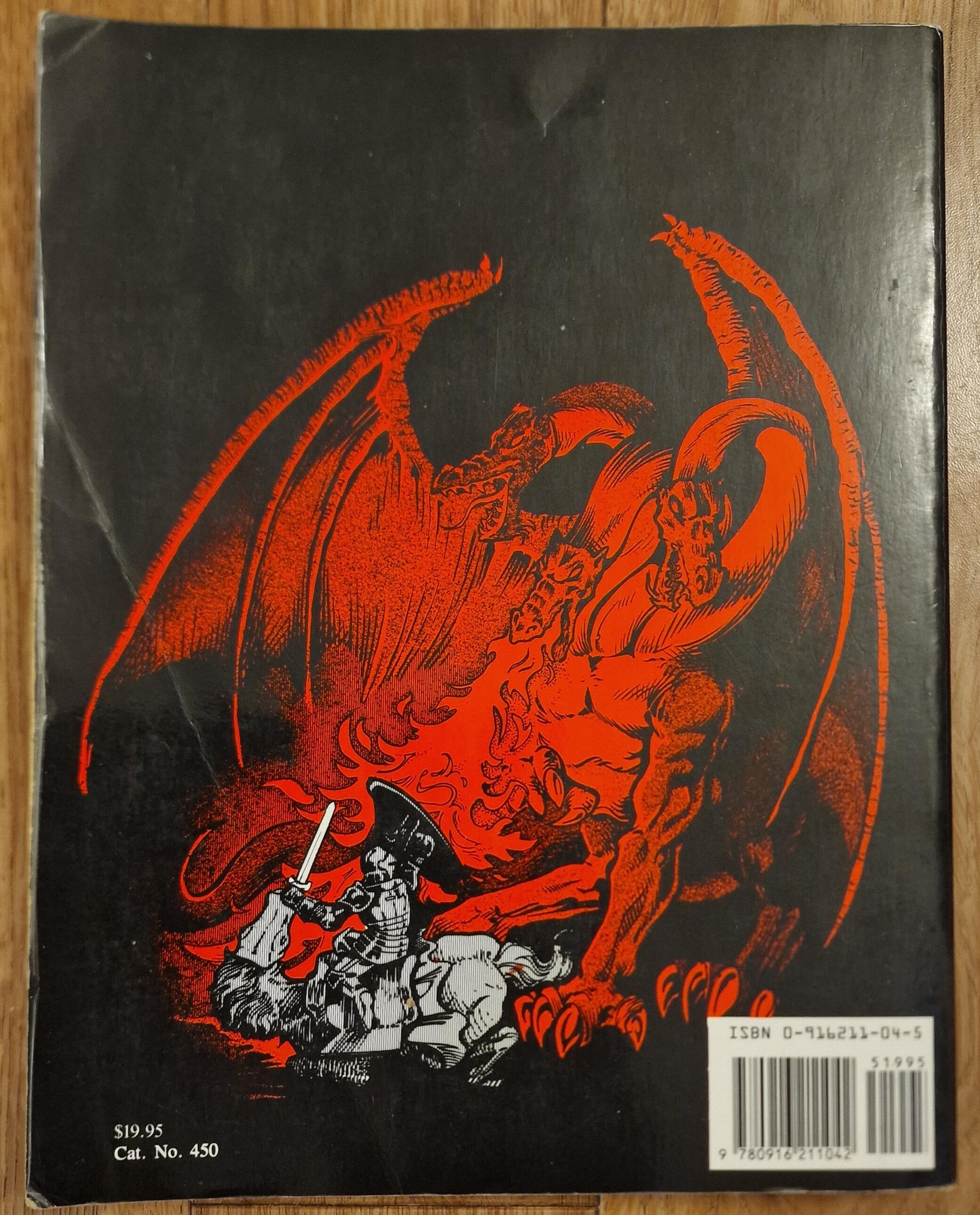 Rulebook Revised Edition 2nd cover 7th printing for Palladium Fantasy ...