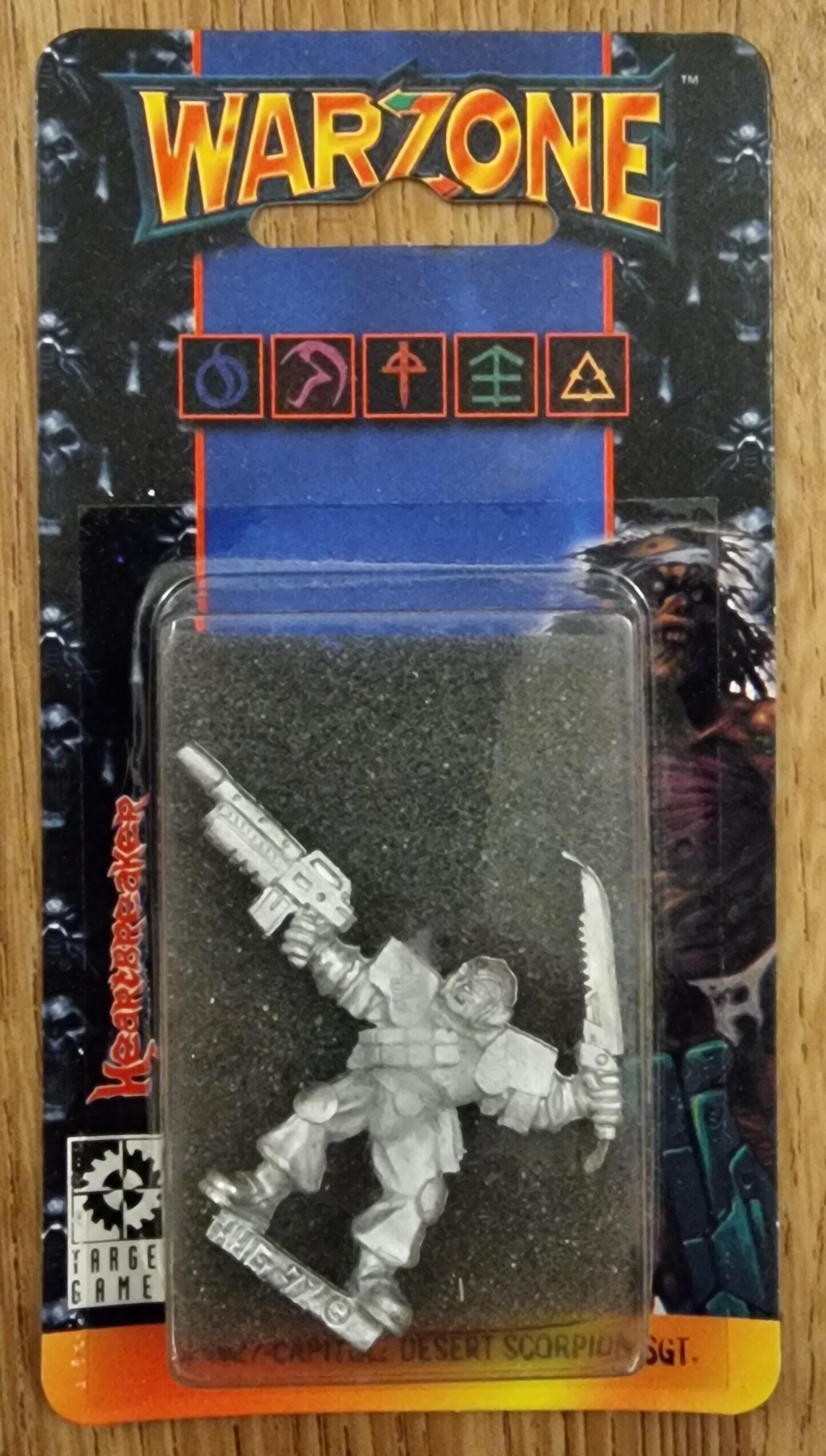 Capitol Desert Scorpion Sgt for Warzone Mutant Chronicles Miniature by ...