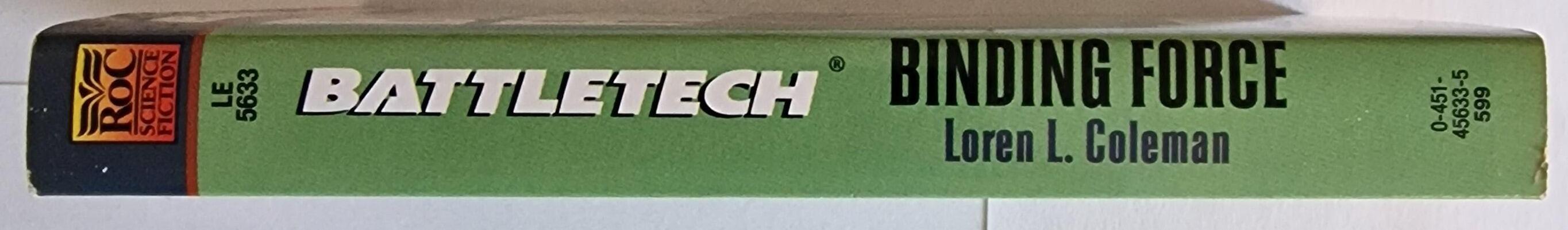 Binding Force a Battletech novel by Loren L. Coleman