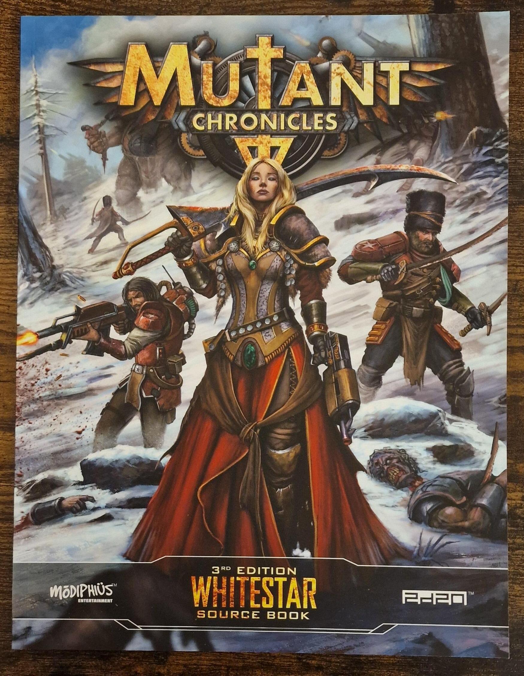 Whitestar Source book for Mutant Chronicles 3rd Edition by Modiphius