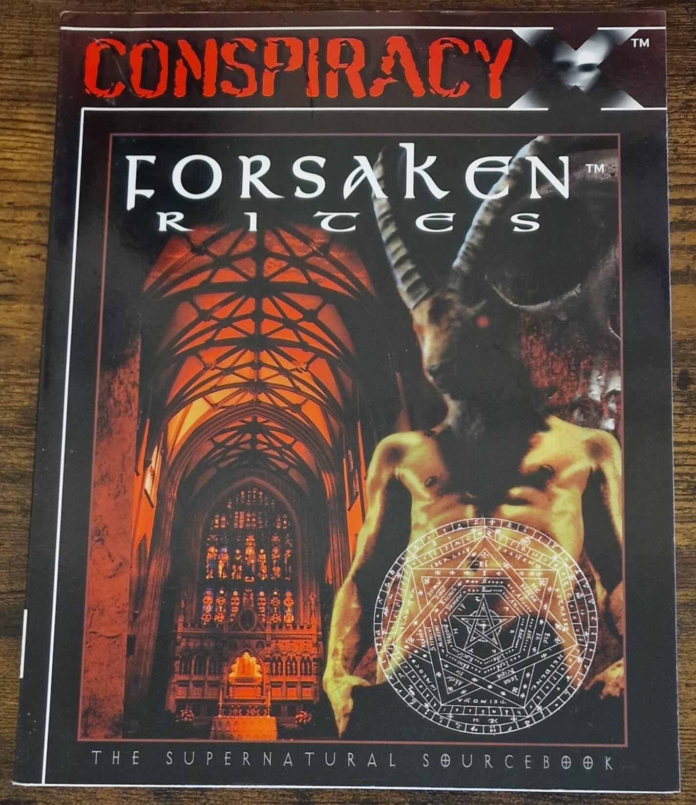 Forsaken Rites for Conspiracy X 1st Edition by Eden Studios INC