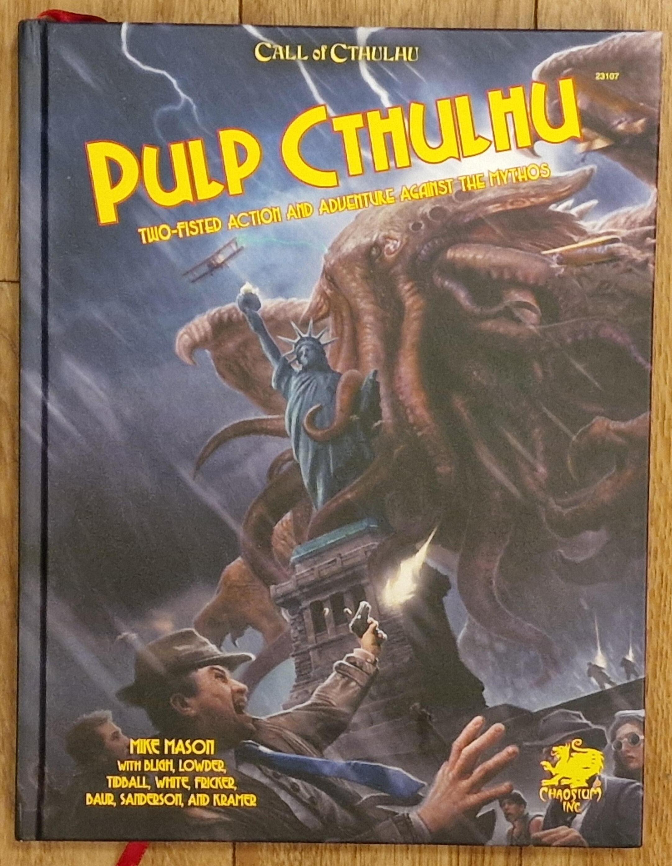Pulp Cthulhu Rulebook Rules RPG by Chaosium