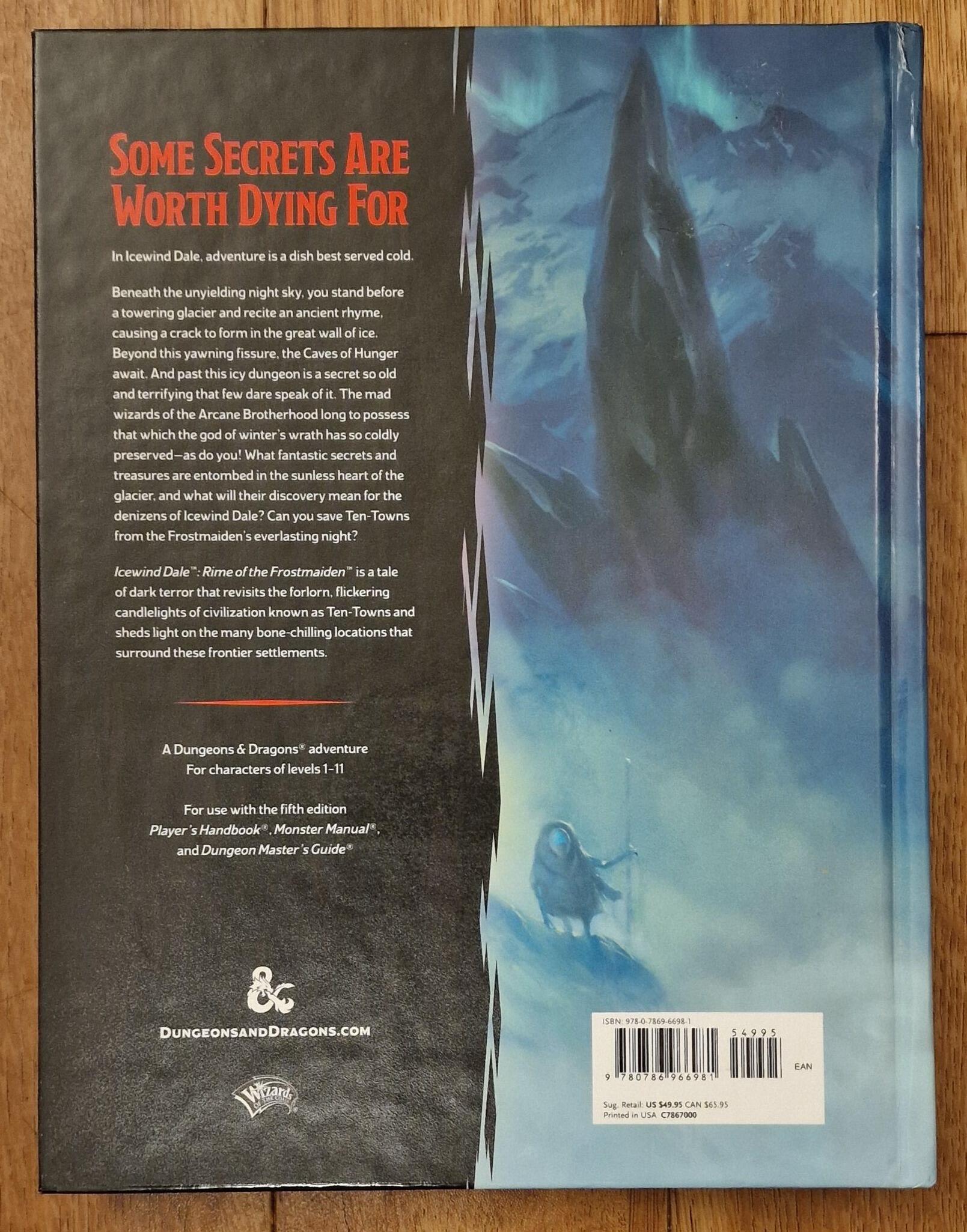 Icewind Dale Rime of the Frost Maiden of Dragons for Dungeons & Dragons 5th edition
