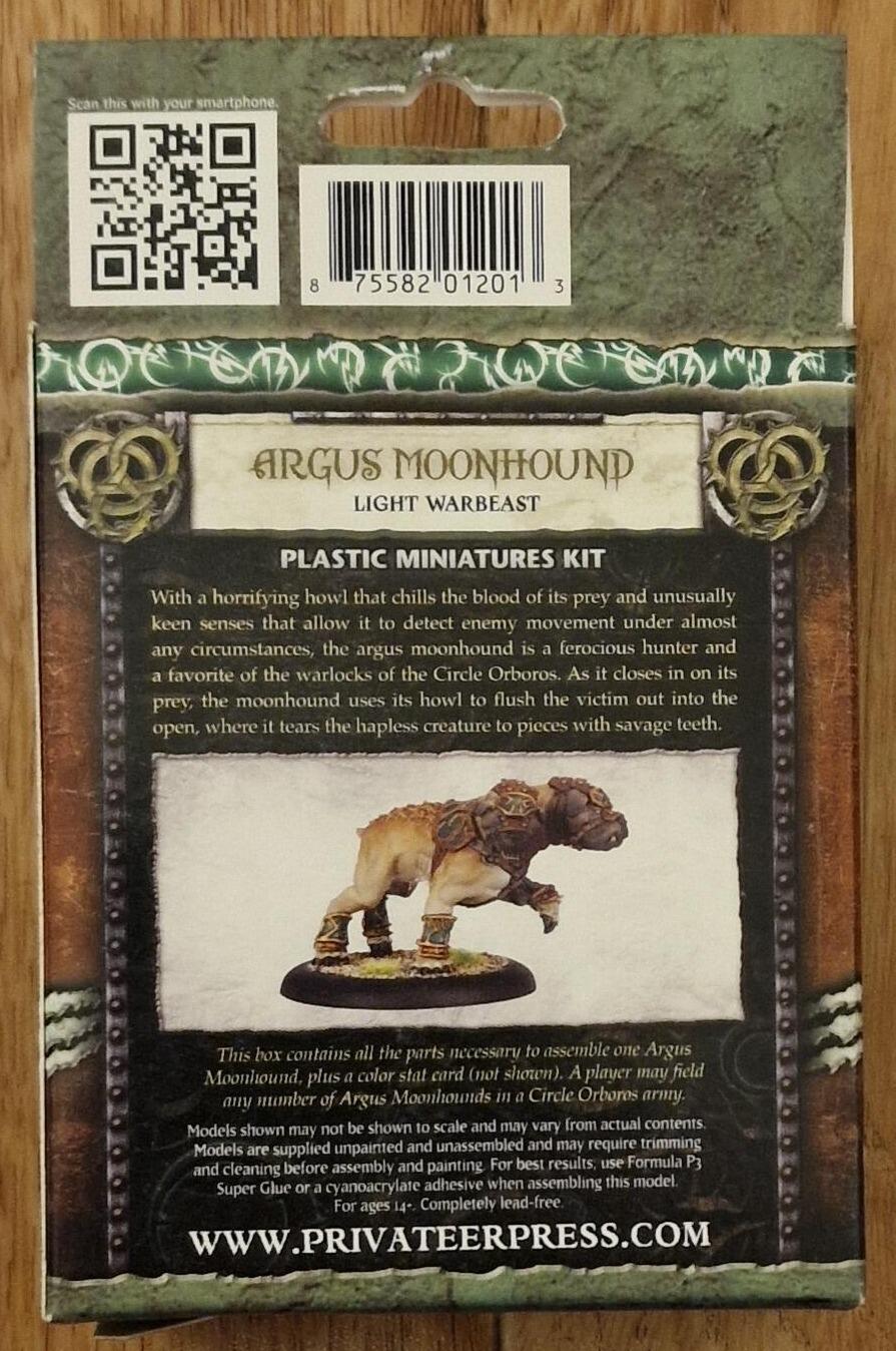 Hordes Miniature Circle Orboros Argus Moonhound Lt Warbeast by ...
