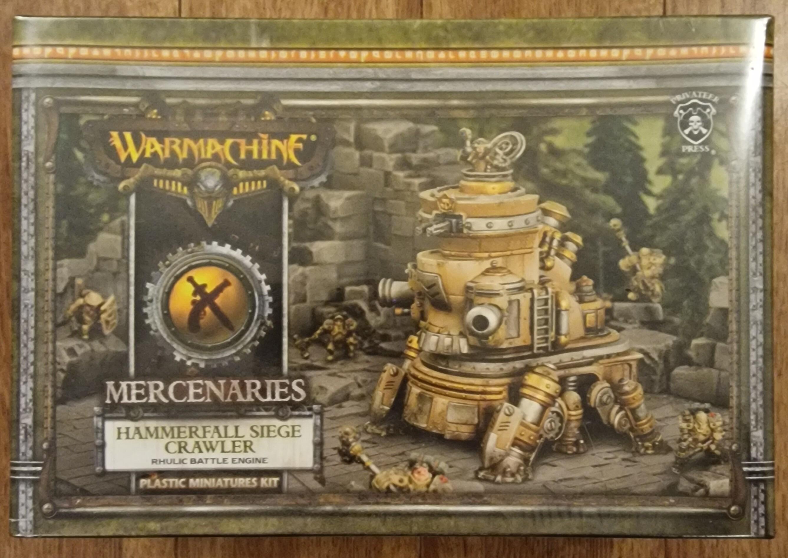 Warmachine Miniature Mercenaries Hammerfall Siege Crawler by Privateer ...