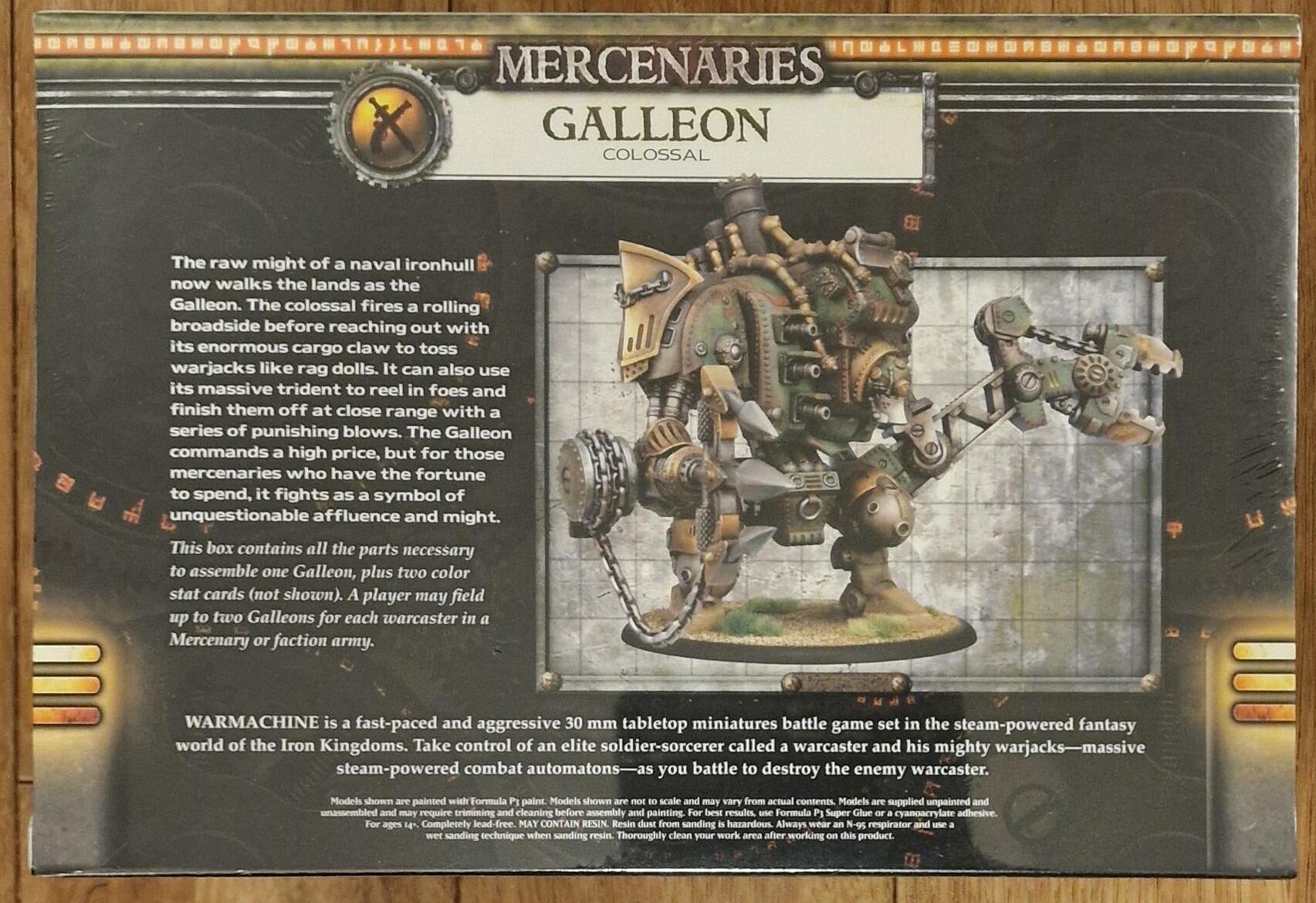 Warmachine Miniature Mercenaries Galleon Colossal by Privateer Press