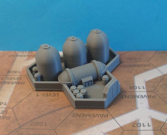 Battletech Terrain Scenery Small Chemical Plant Plastic BTP 002