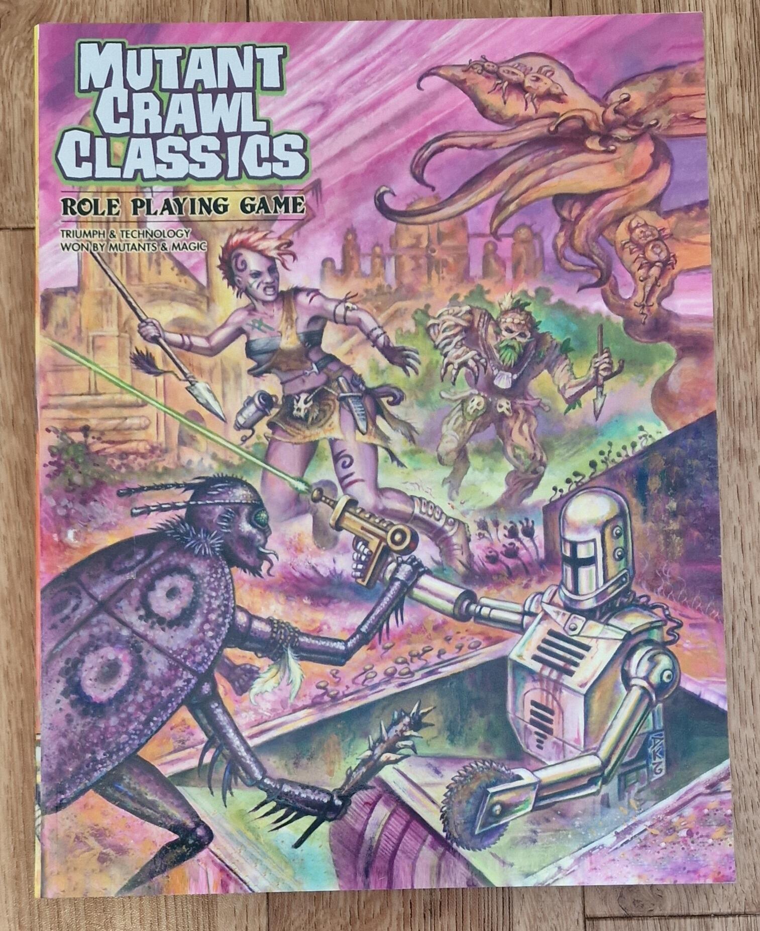 Mutant Crawl Classics MCC Rulebook by Goodman Games Softcover