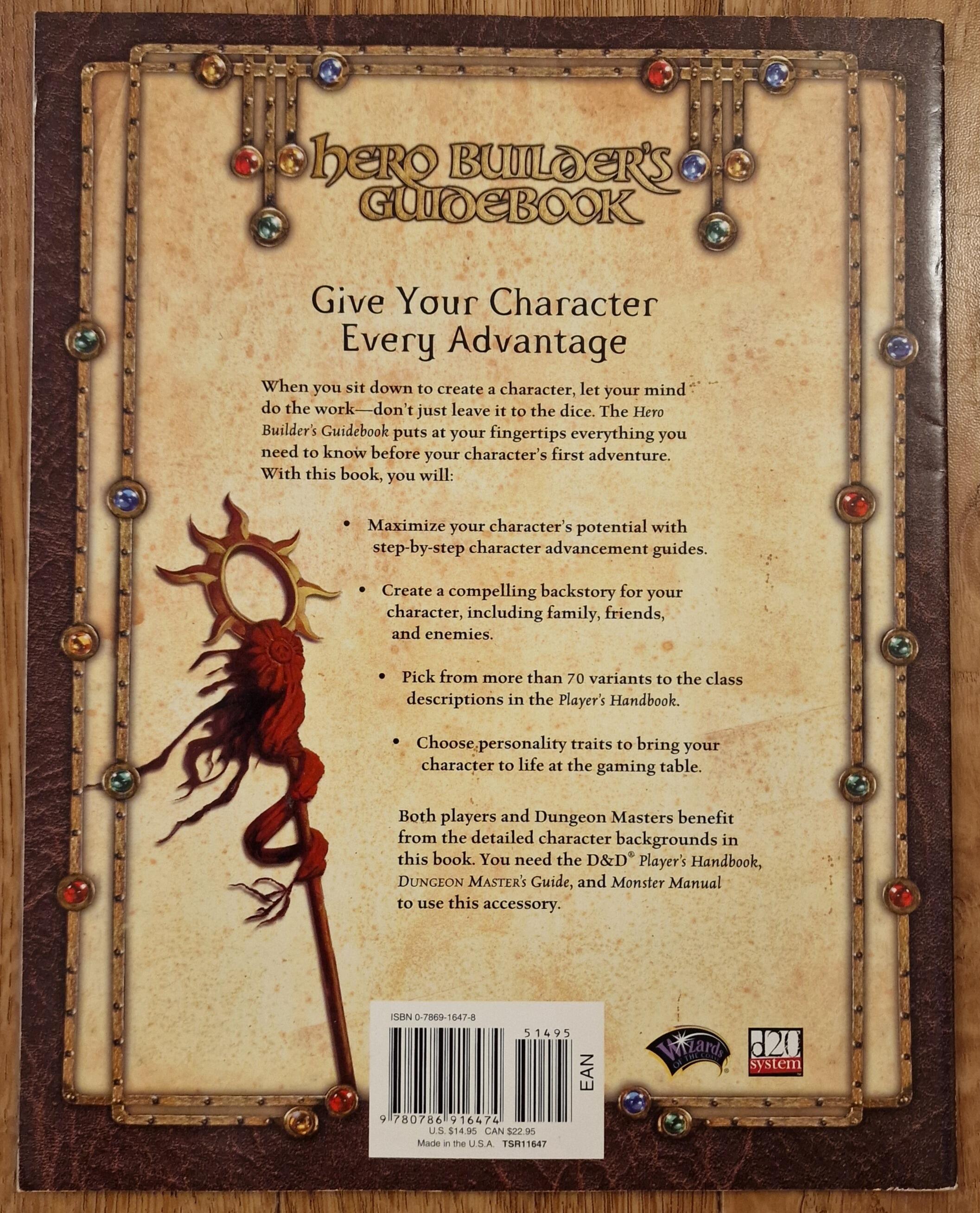 Hero Builder's Guidebook for Dungeons & Dragons 3rd edition D20