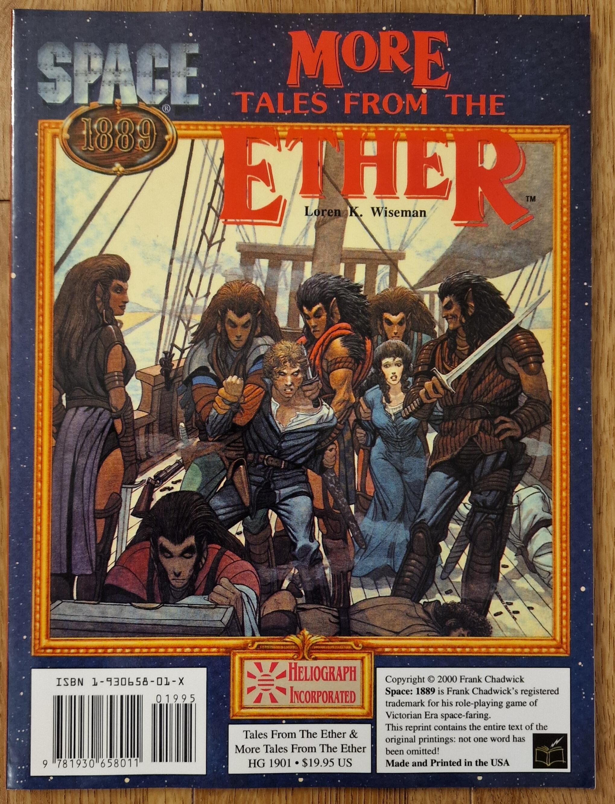 Tales from the Ether / More Tales from the Ether 1889 RPG by Heliograph Inc